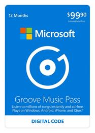 Microsoft Groove Music Pass 12 Month Subscription GameStop