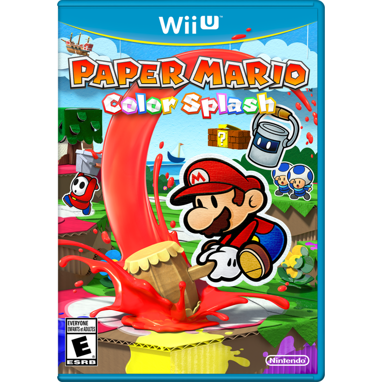 paper mario color splash coloring pages