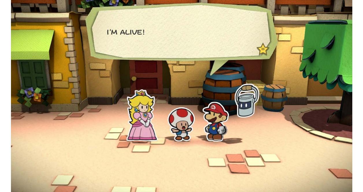 paper mario color splash coloring pages