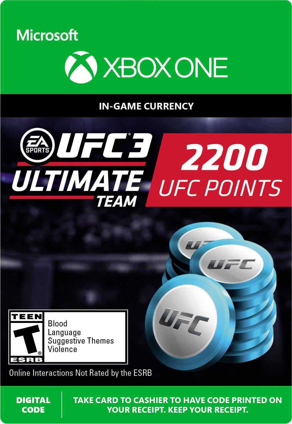 EA Sports UFC 3 2,200 Ultimate Team Points