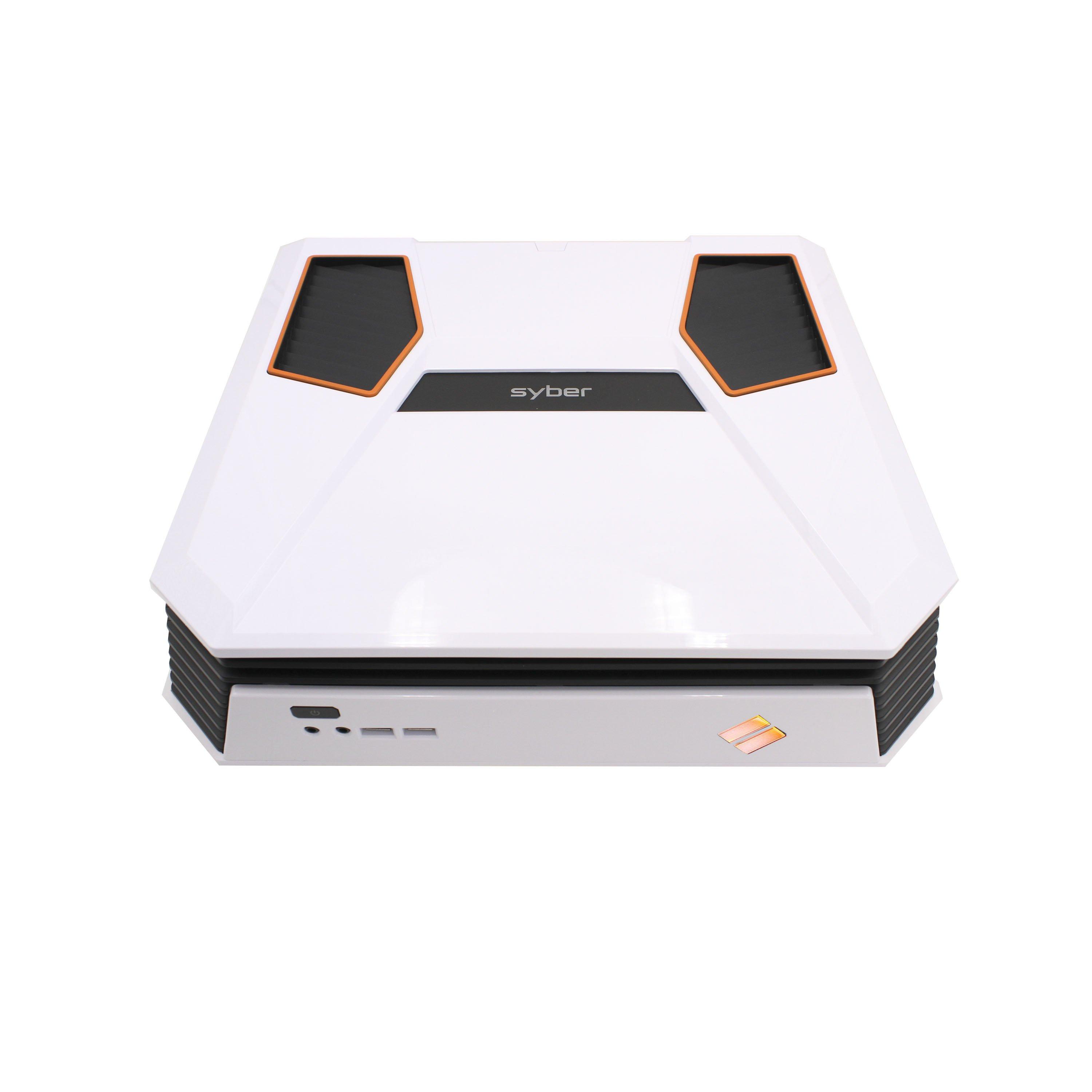 Cyberpowerpc Syber C Sccw100 White Mini Itx Gaming Case Cyberpowerpc