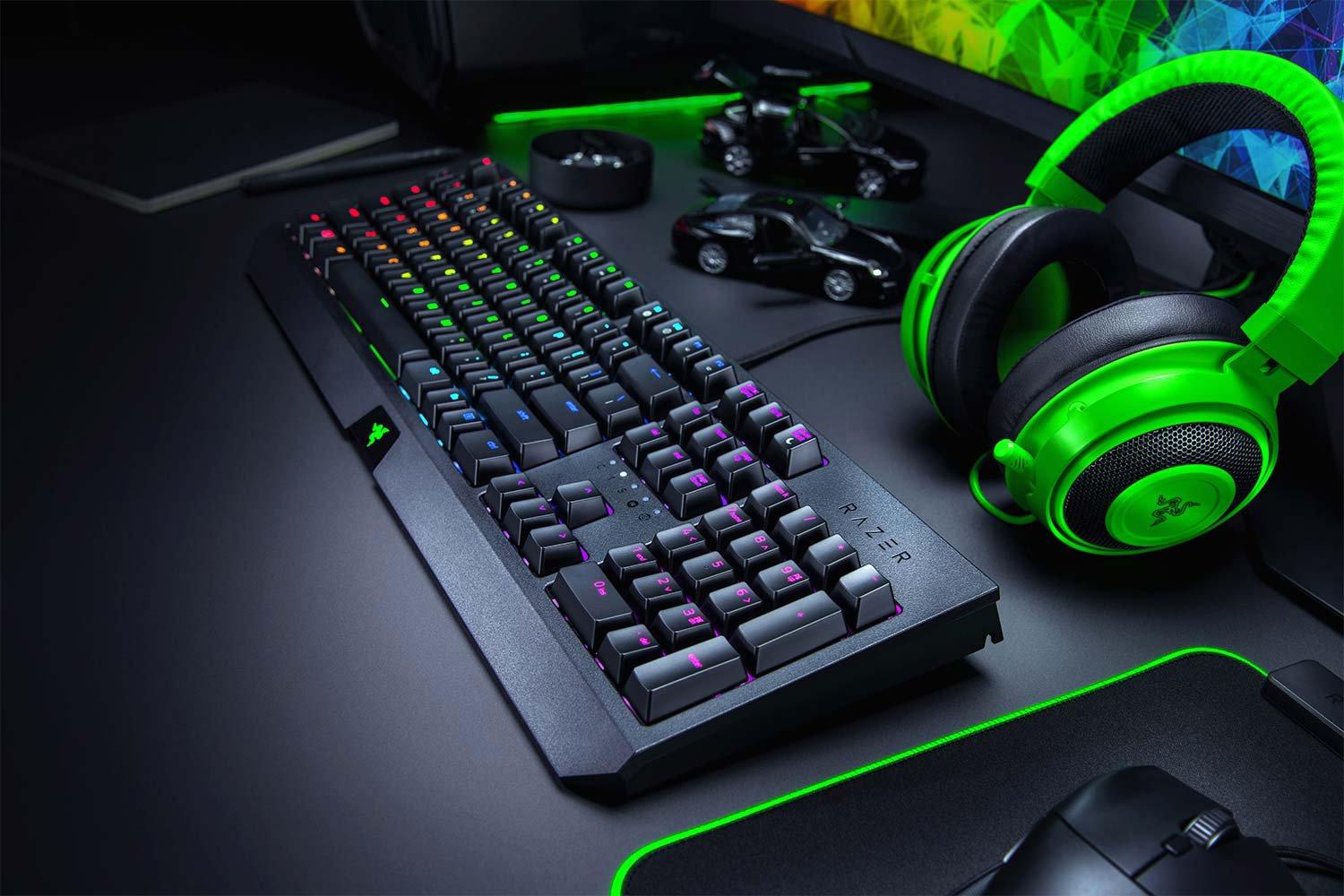 Trade In Razer BlackWidow RGB Green Switches Wired Mechanical Gaming ...