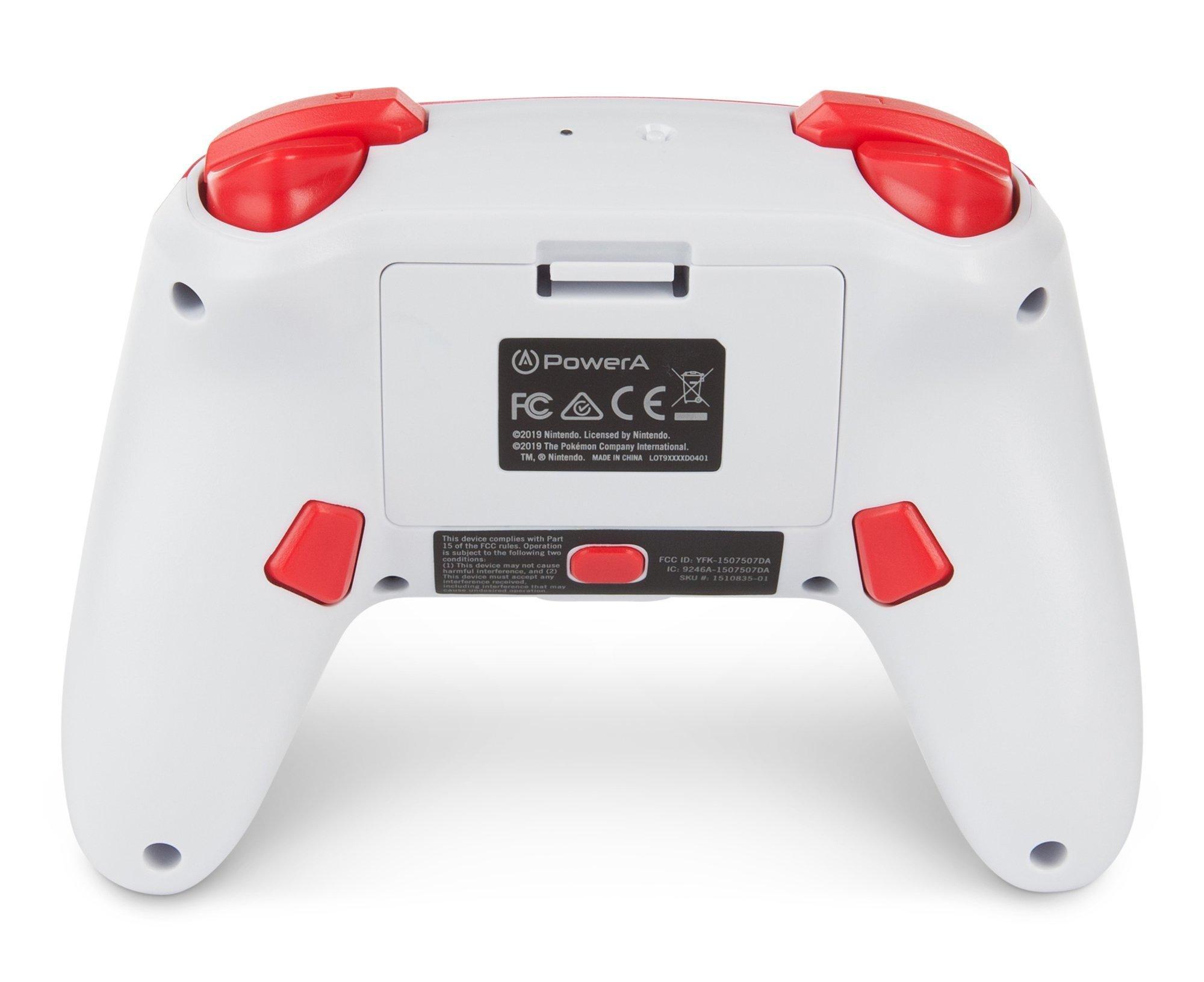 PowerA Enhanced Wireless Controller for Nintendo Switch Pokemon Poke Ball