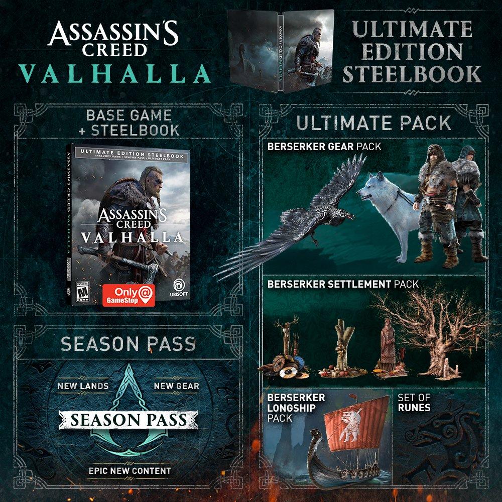 Assassins Creed Valhalla Ultimate Steelbook Edition Playstation 4