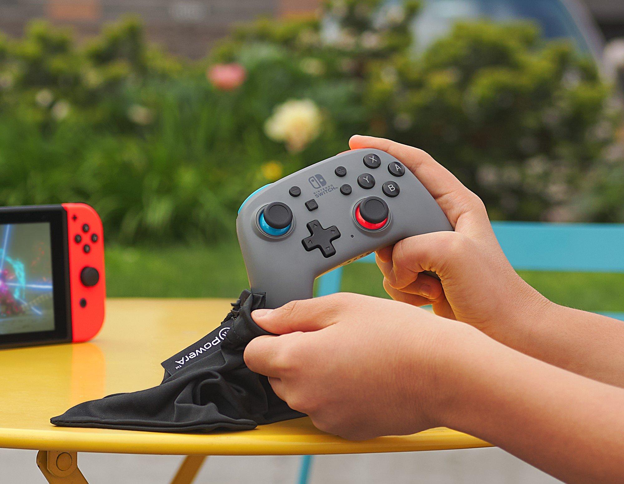 Gray-Neon Nano Enhanced Wireless Controller for Nintendo Switch ...