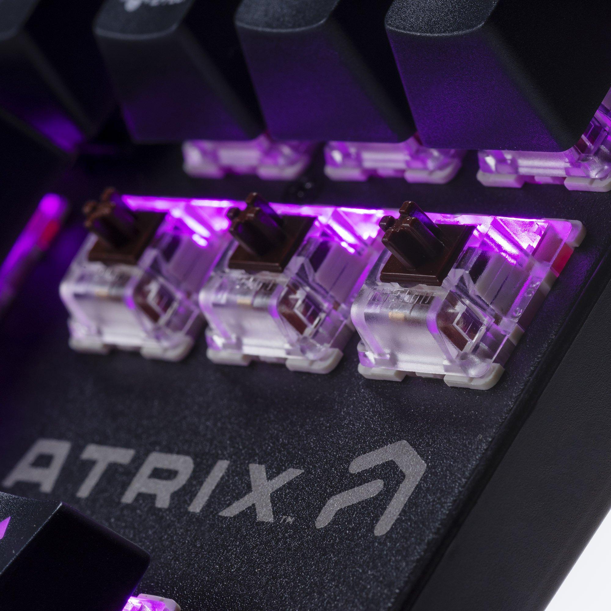 Atrix Fps Brown Switch Wired Mechnical Keyboard With Rgb