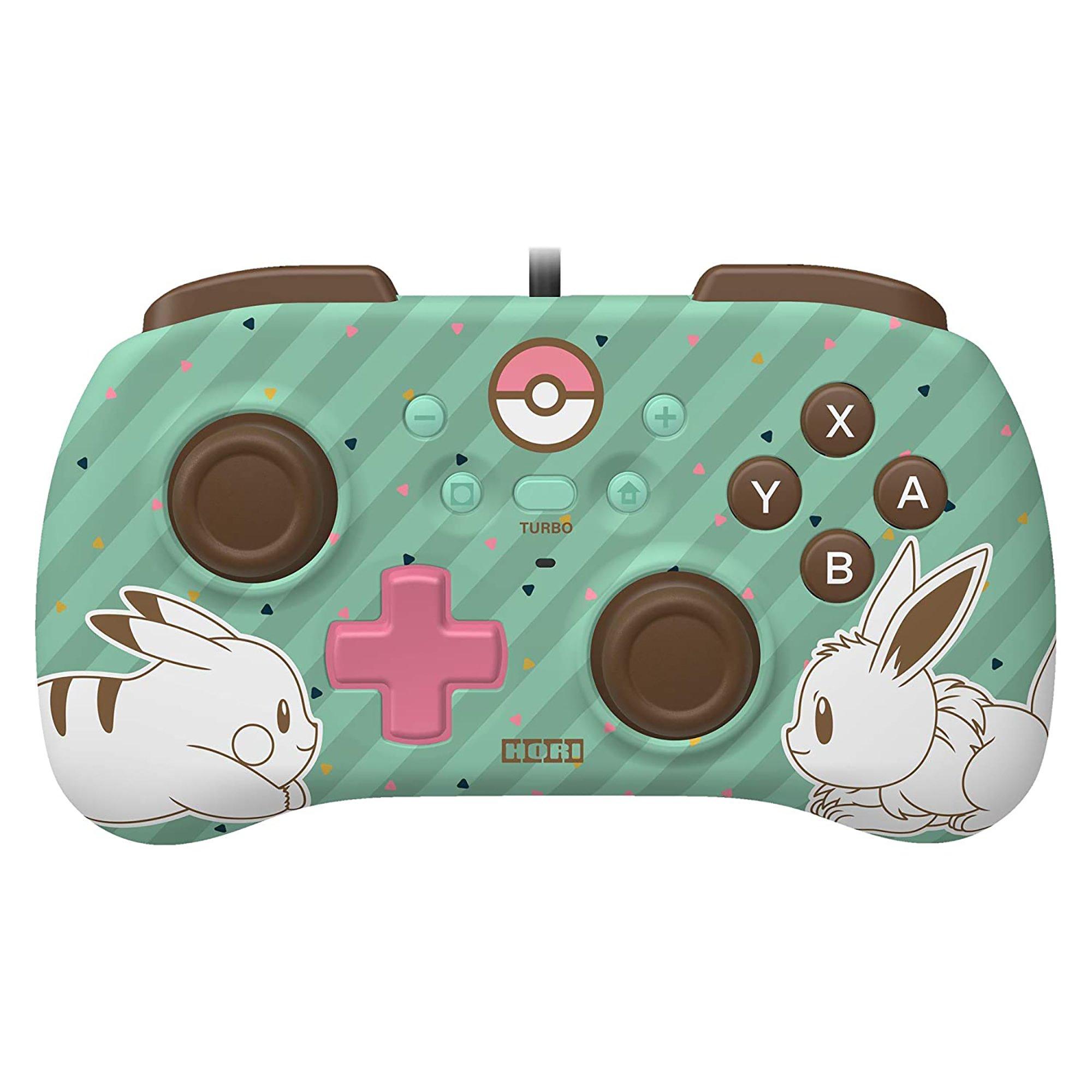 HORIPAD mini Wired Controller for Nintendo Switch Pokemon Pikachu and Eevee