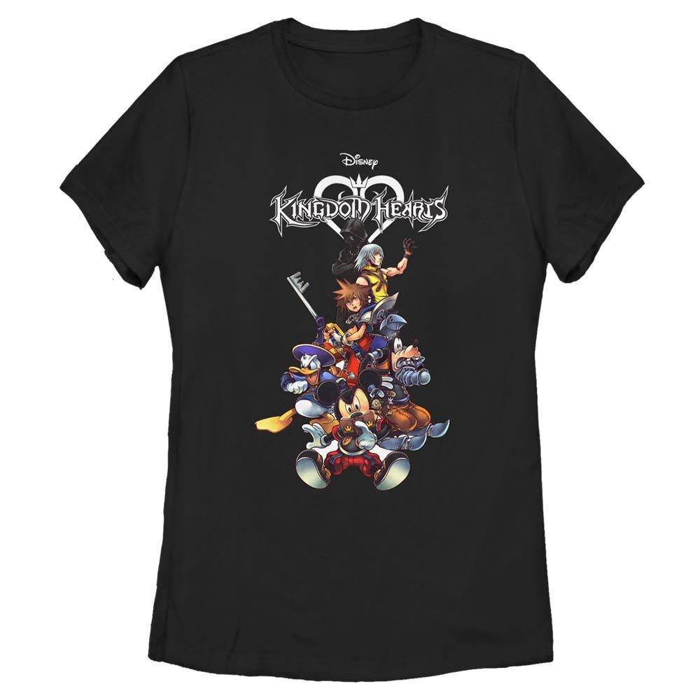 Kingdom Hearts Group Womens T-Shirt | GameStop