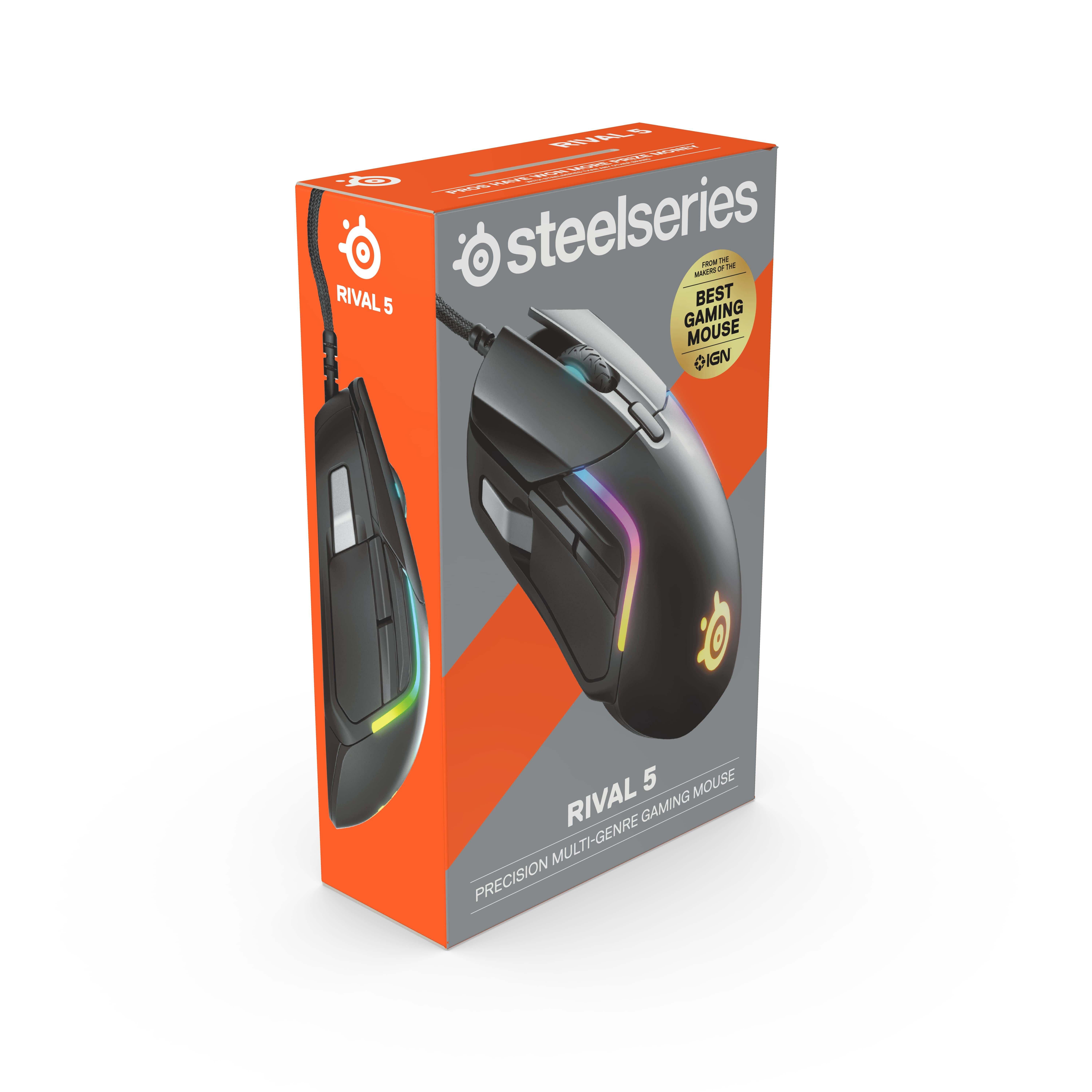 Trade In SteelSeries Rival 5 Gaming Mouse | GameStop
