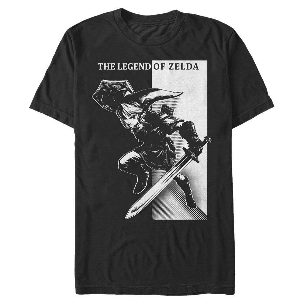 The Legend of Zelda Black and White Link T-Shirt | GameStop