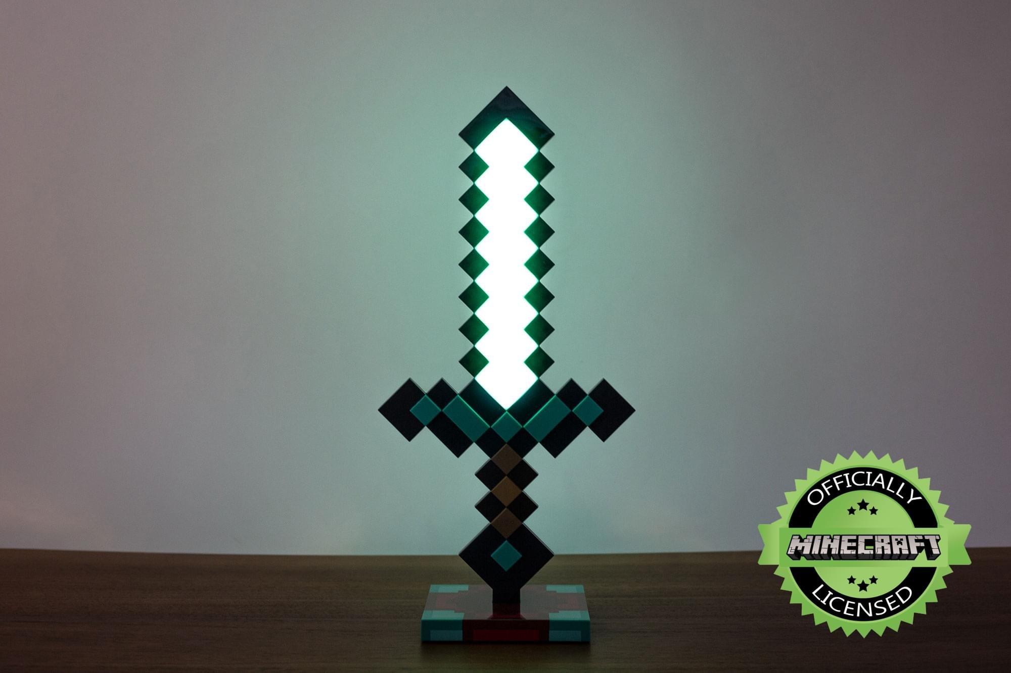 Minecraft Diamond Sword LED Mood Light Lamp
