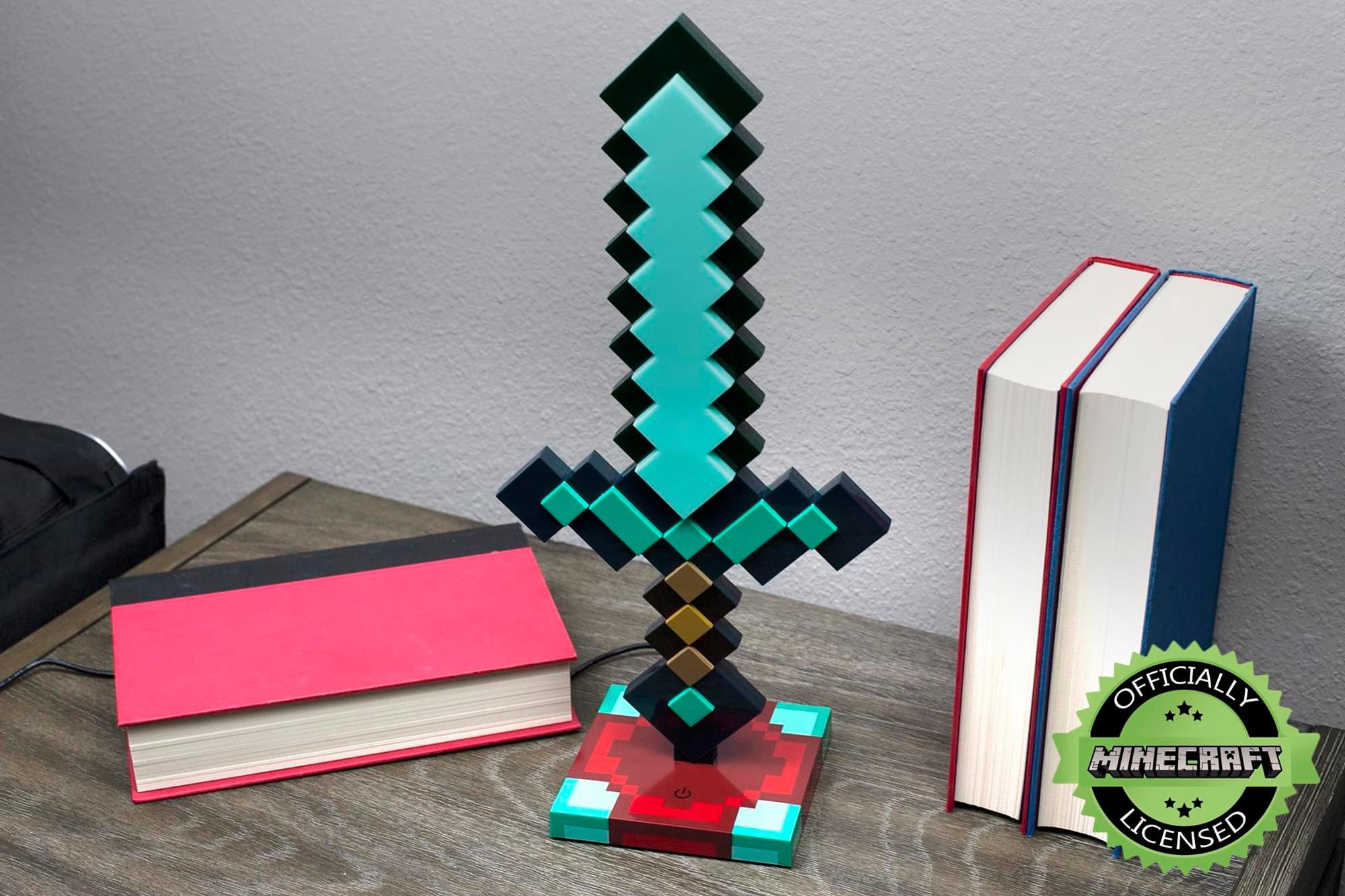 Minecraft Diamond Sword LED Mood Light Lamp