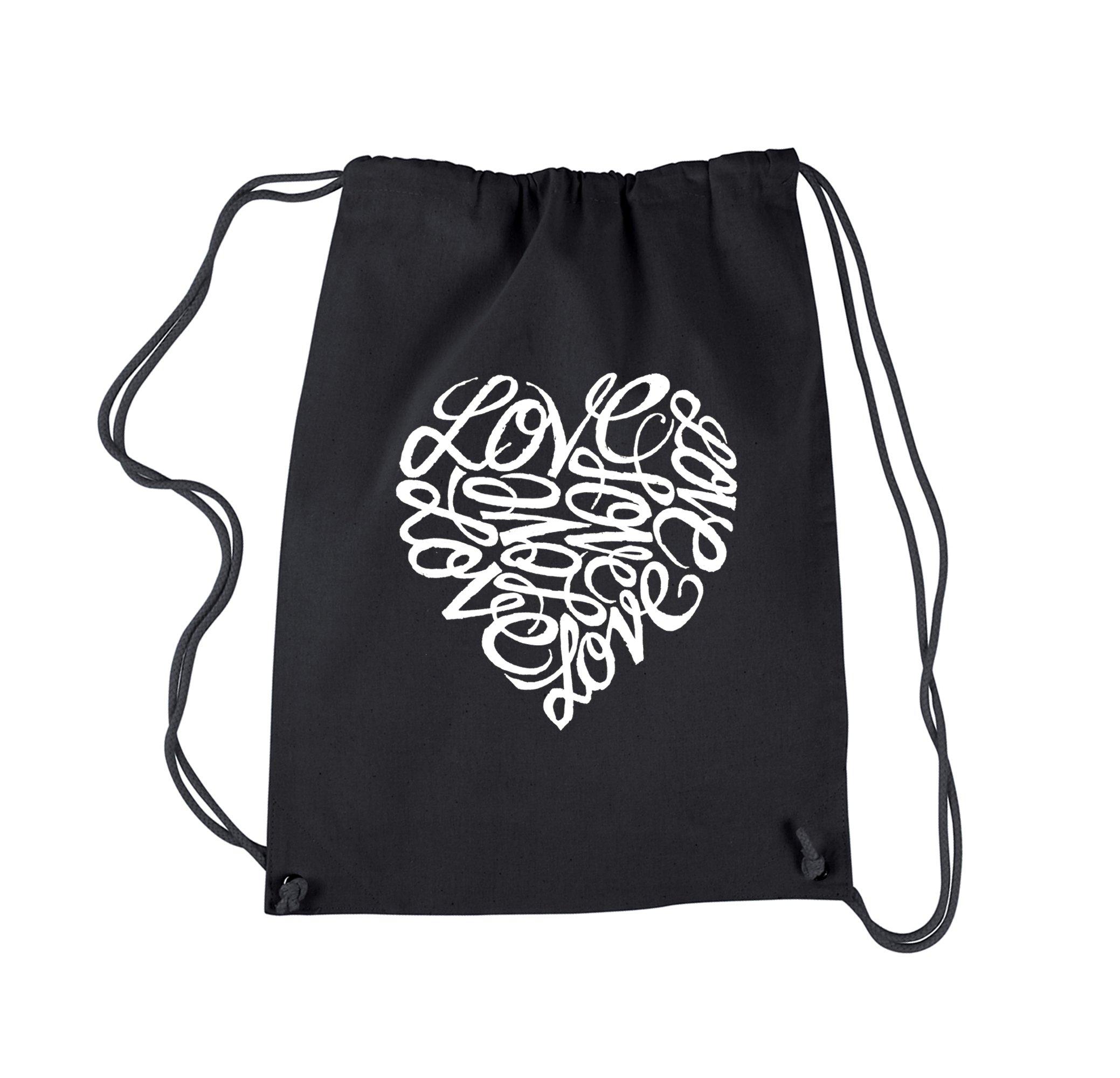 UPC 194219711496 - LA Pop Art Drawstring Backpack - LOVE | upcitemdb.com
