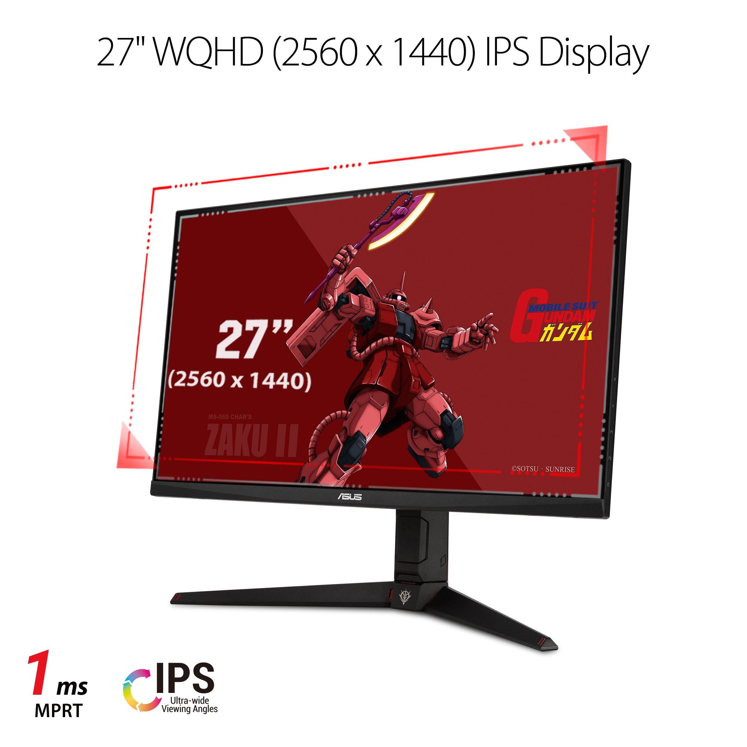 Asus Tuf Gaming 27 In Zaku Ii Edition Hdr Gaming Monitor Vg27aqgl1a