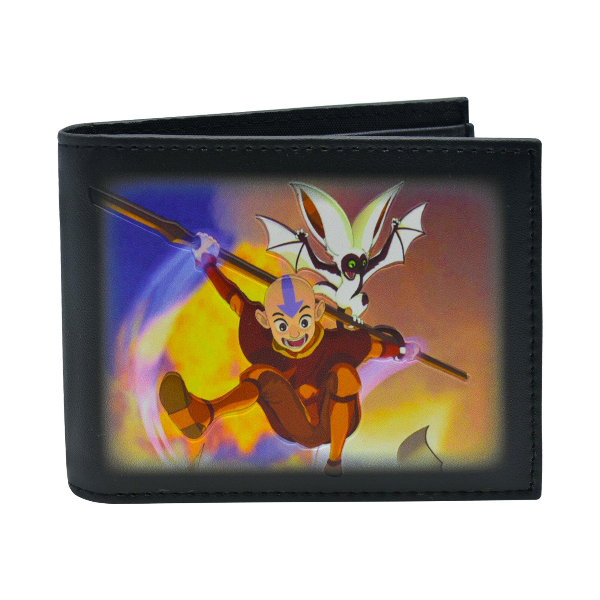 Aviation Wallet Avatar Aang Wallet - Vegan Leather Bifold With ID ...