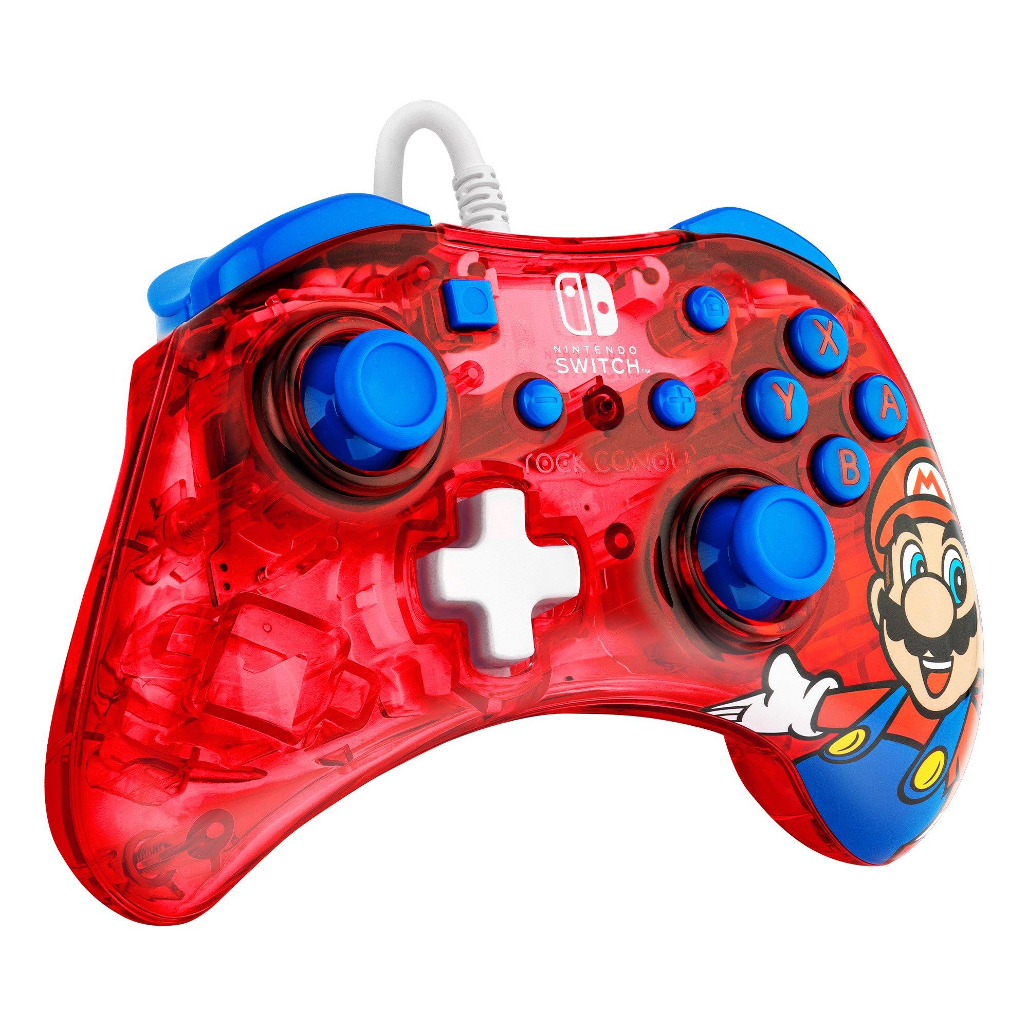 Rock Candy Super Mario Bros. Mario Wired Controller for Nintendo Switch