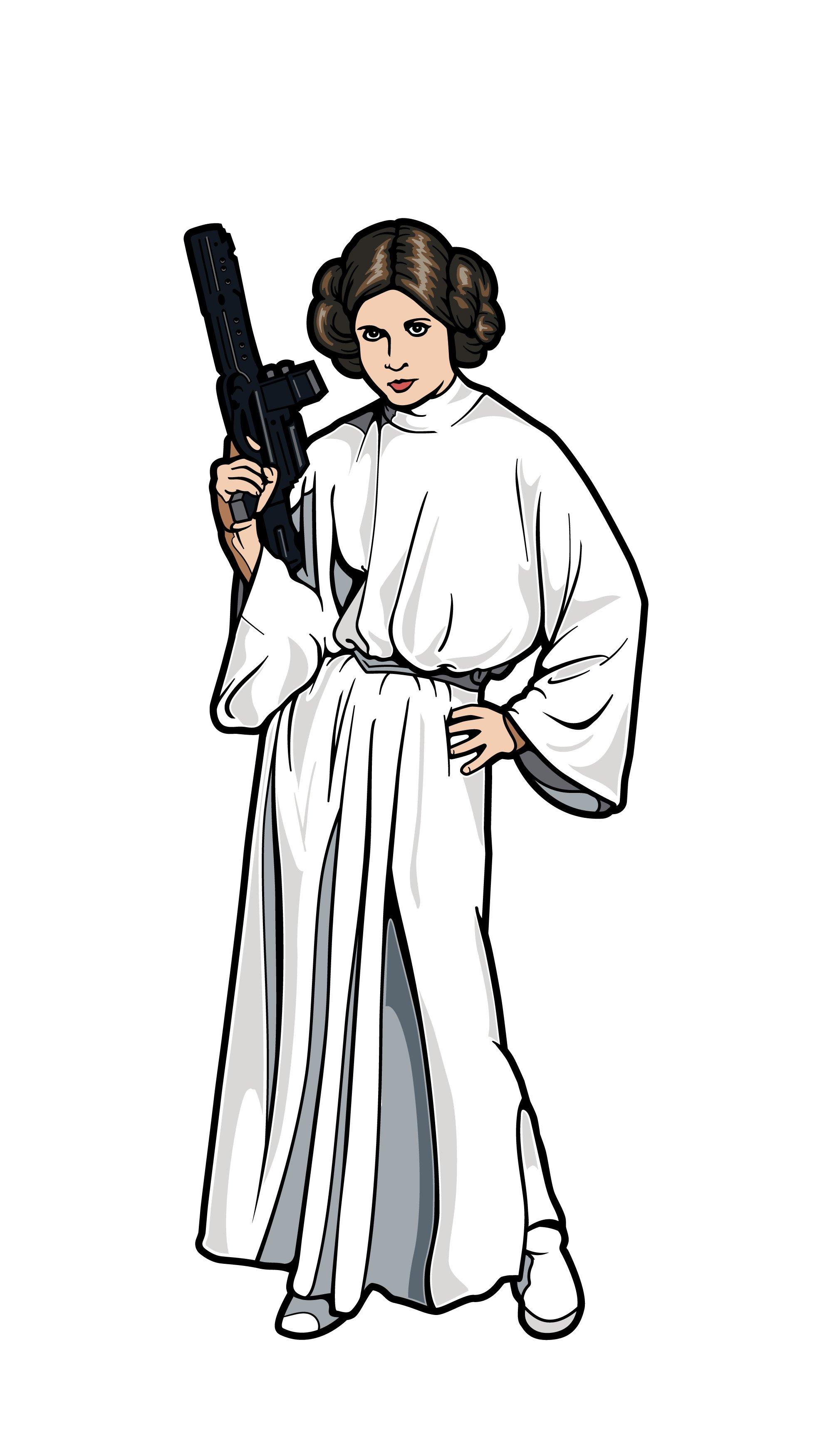 Princess Leia Coloring Page