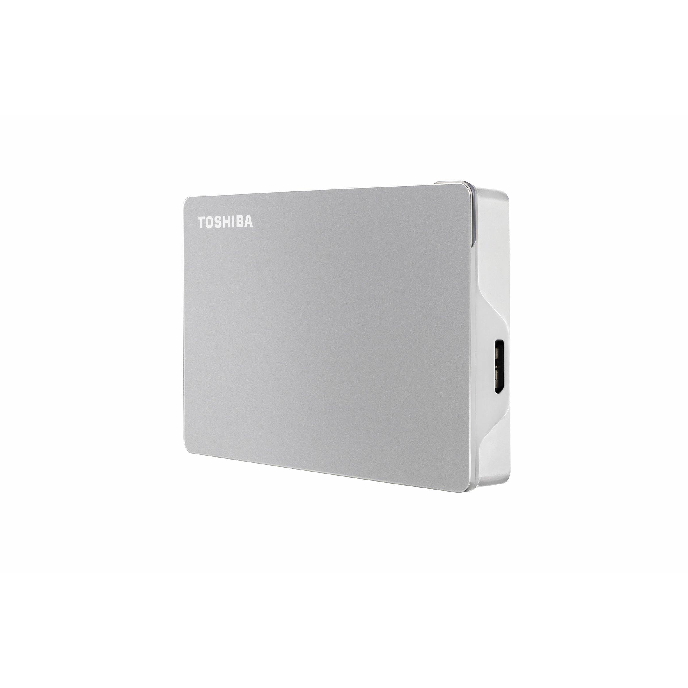 Toshiba Canvio Flex Portable External Hard Drive 4TB Silver