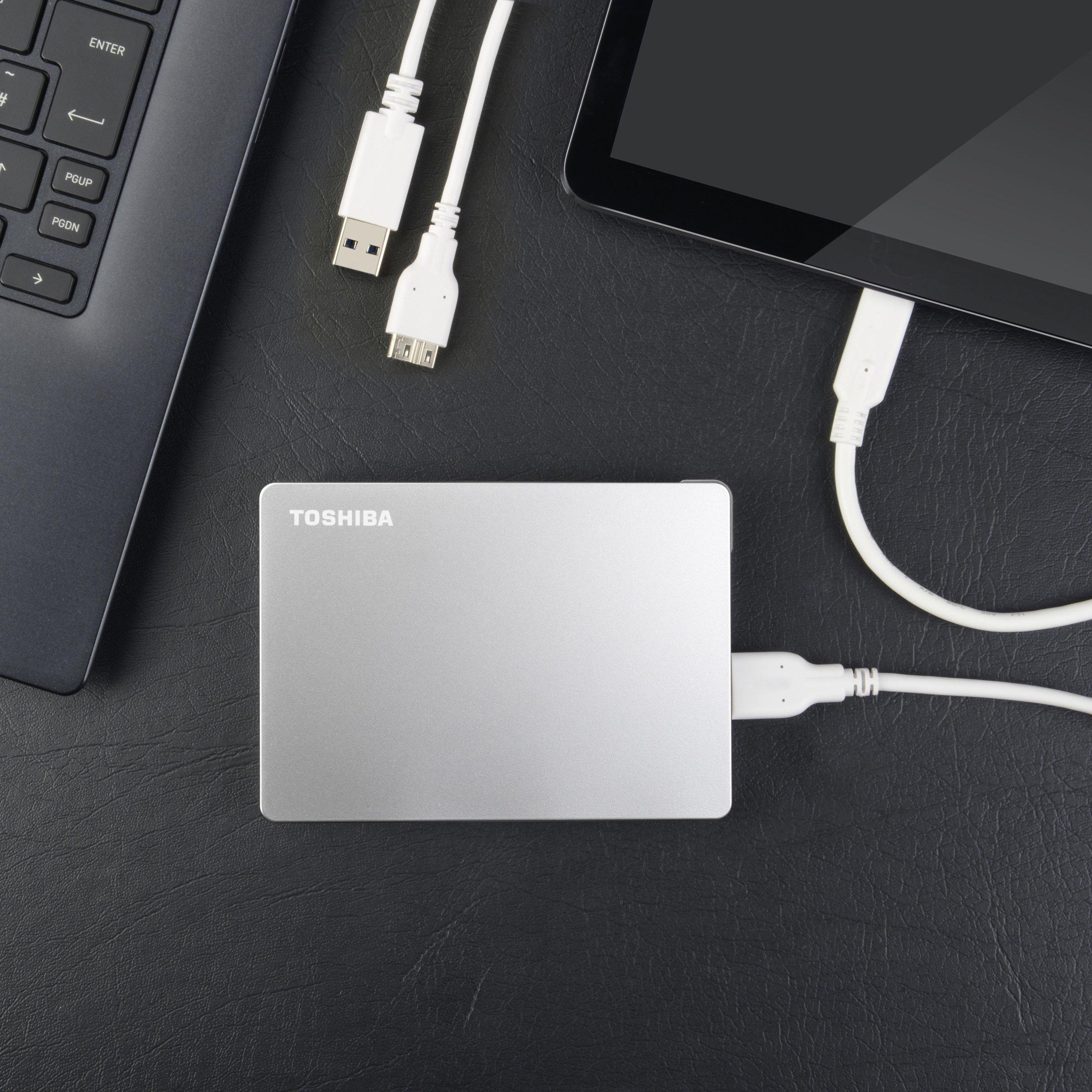 Toshiba Canvio Flex Portable External Hard Drive 4TB Silver Toshiba Canvio Flex Portable External Hard Drive 4TB Silver