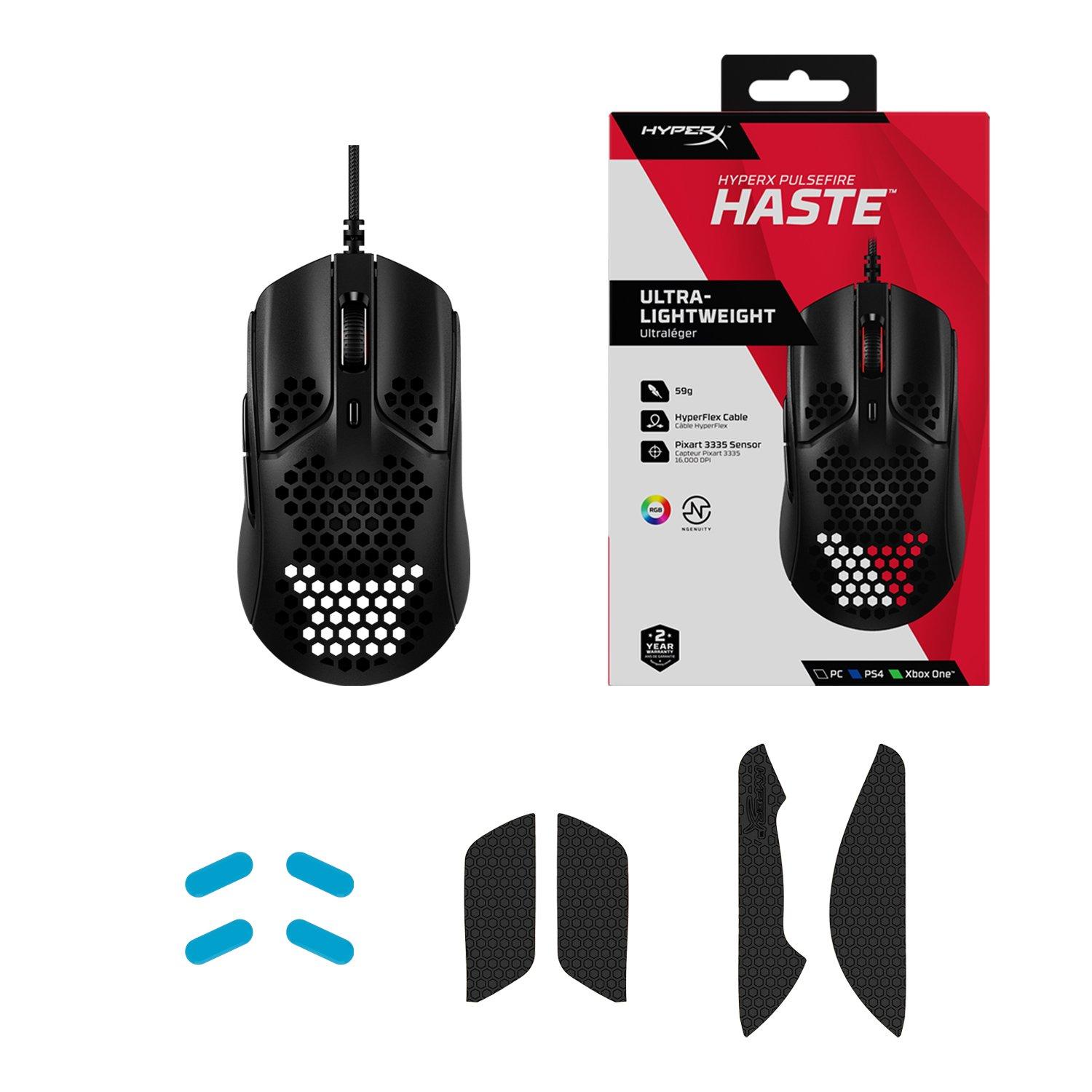 HyperX Pulsefire Haste Wired Gaming Mouse - Black