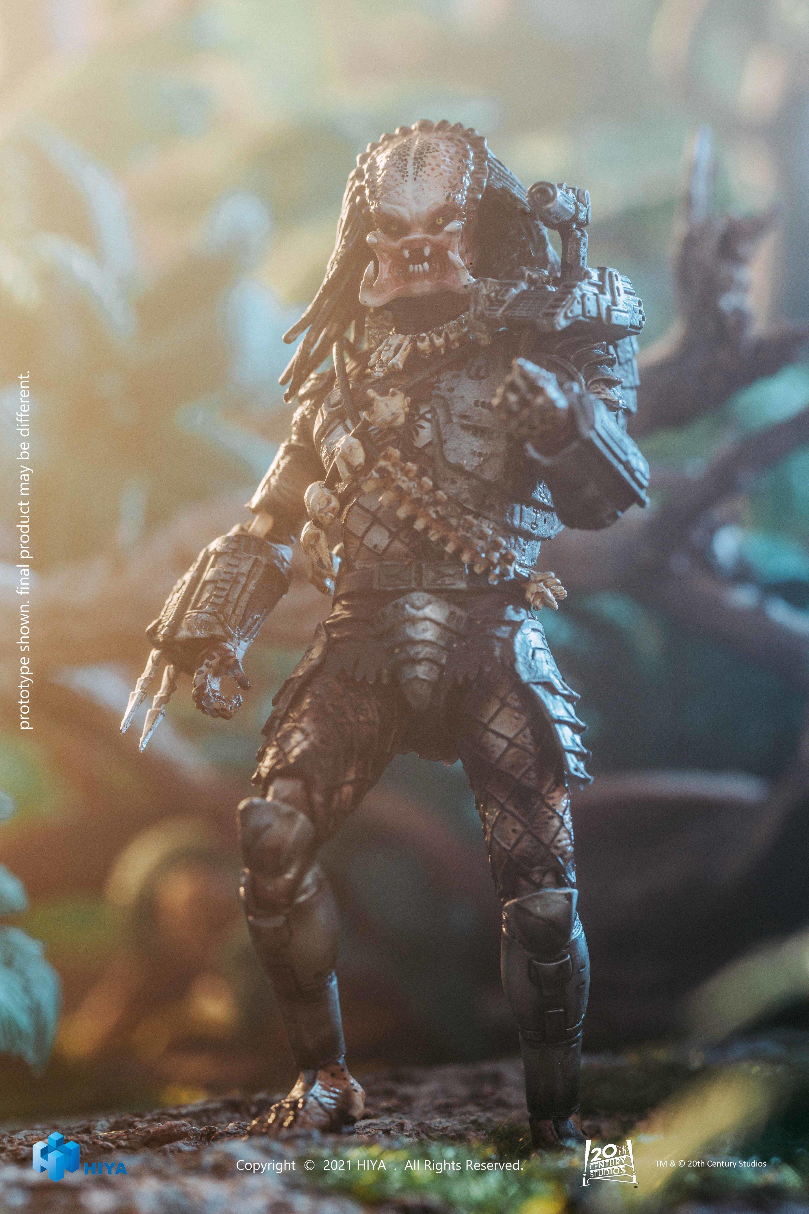 Hiya Toys Predator Open Mouth Jungle Predator 1:18 Scale Action Figure