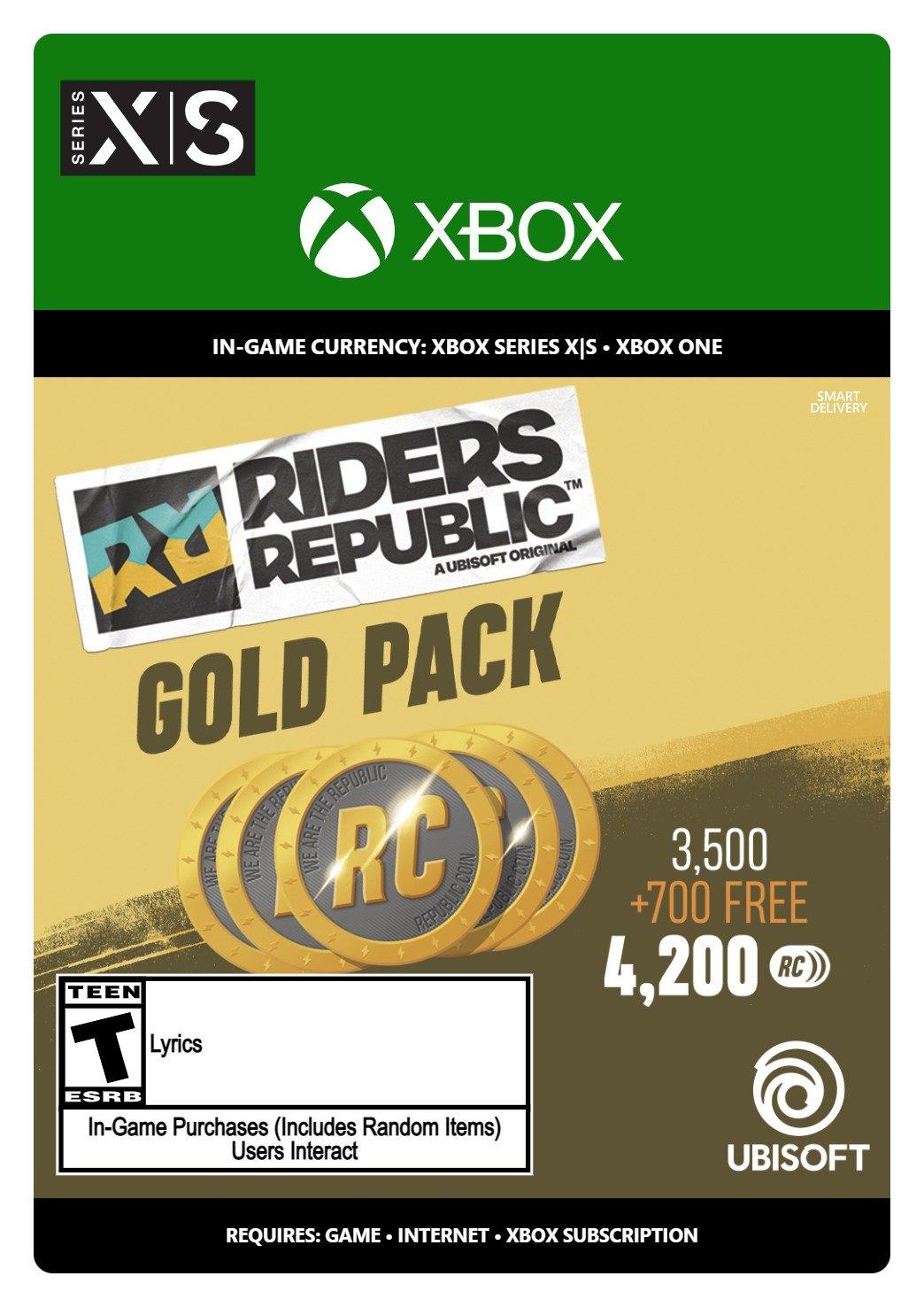 Riders Republic Coins Gold Pack 4,200 Credits - Xbox One