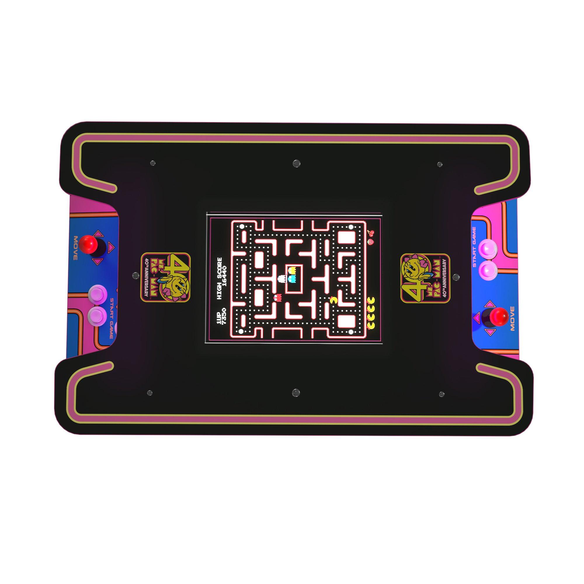 Arcade1Up Ms. Pac-Man 40th Anniversary Edition Gaming Table