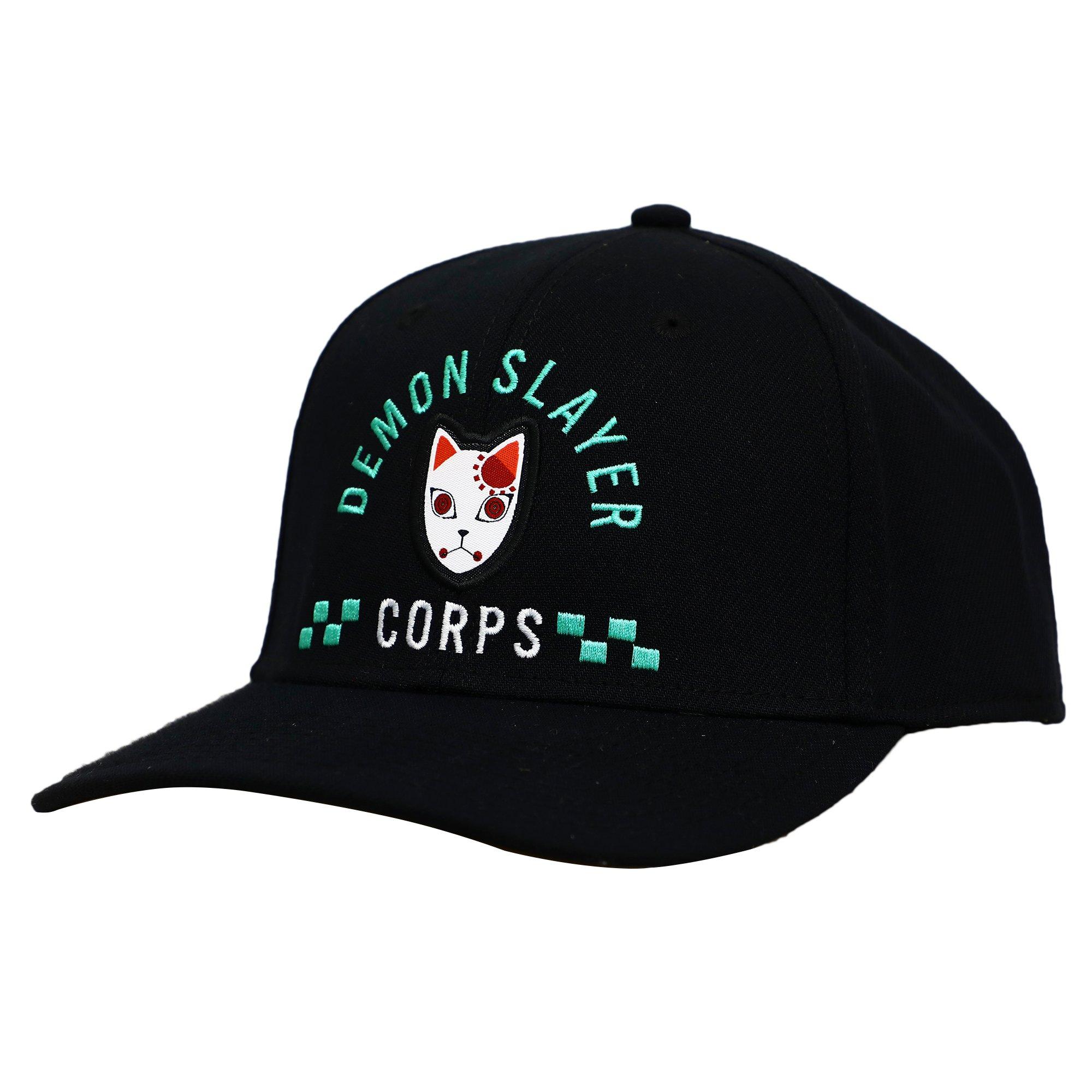 Demon Slayer: Kimetsu No Yaiba Embroidered Elite Flex Snapback Hat ...