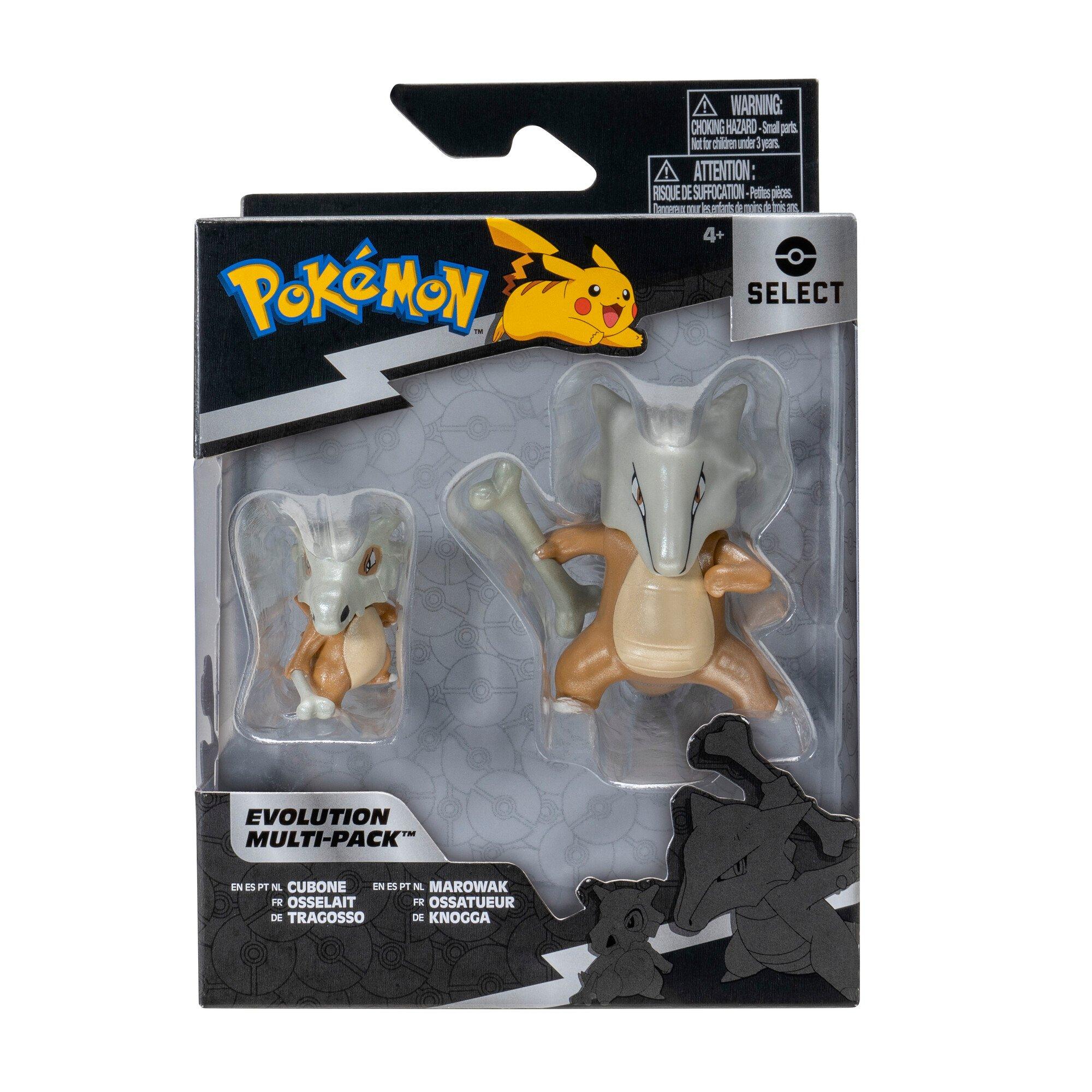 Pokemon Select Evolution Action Figure 2-Pack - Cubone, Marowak
