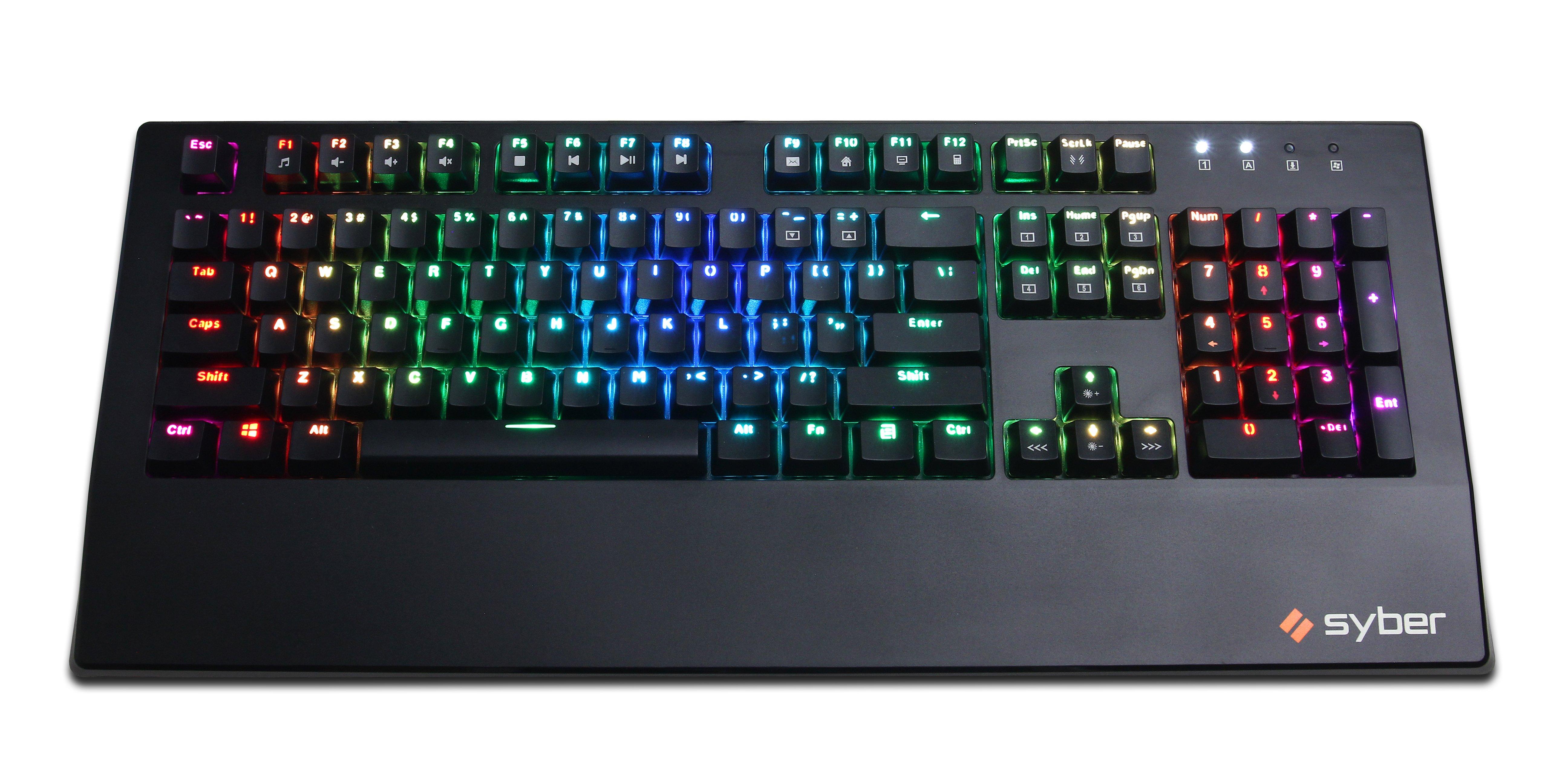CyberPowerPC Syber K1 SKMB204 RGB Mechanical Gaming Keyboard with ...