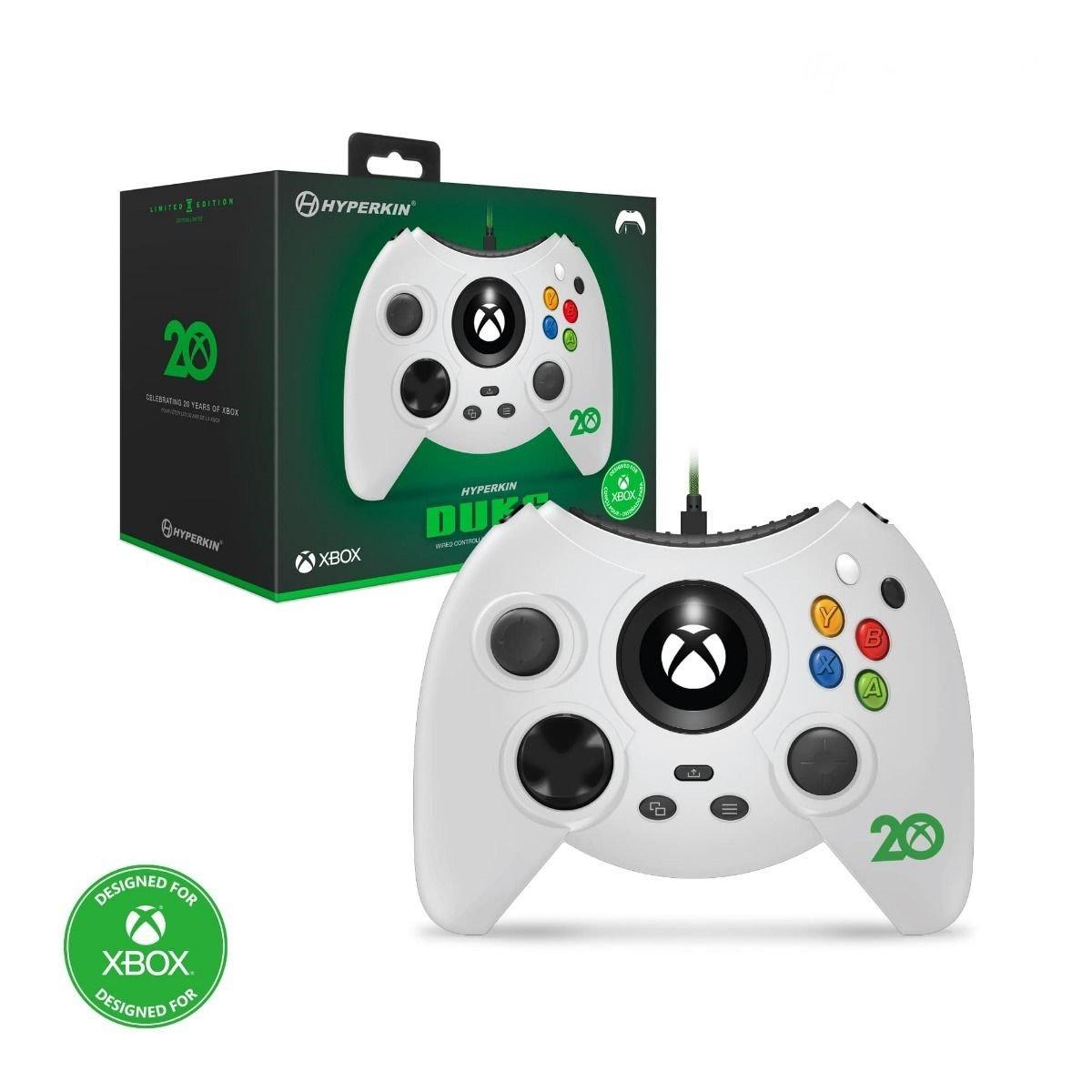 Hyperkin Duke Wired Controller For Xbox Pc Cortana Halo 20th