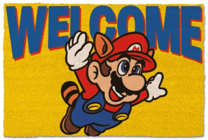 Super Mario Welcome Coir Doormat 17x19