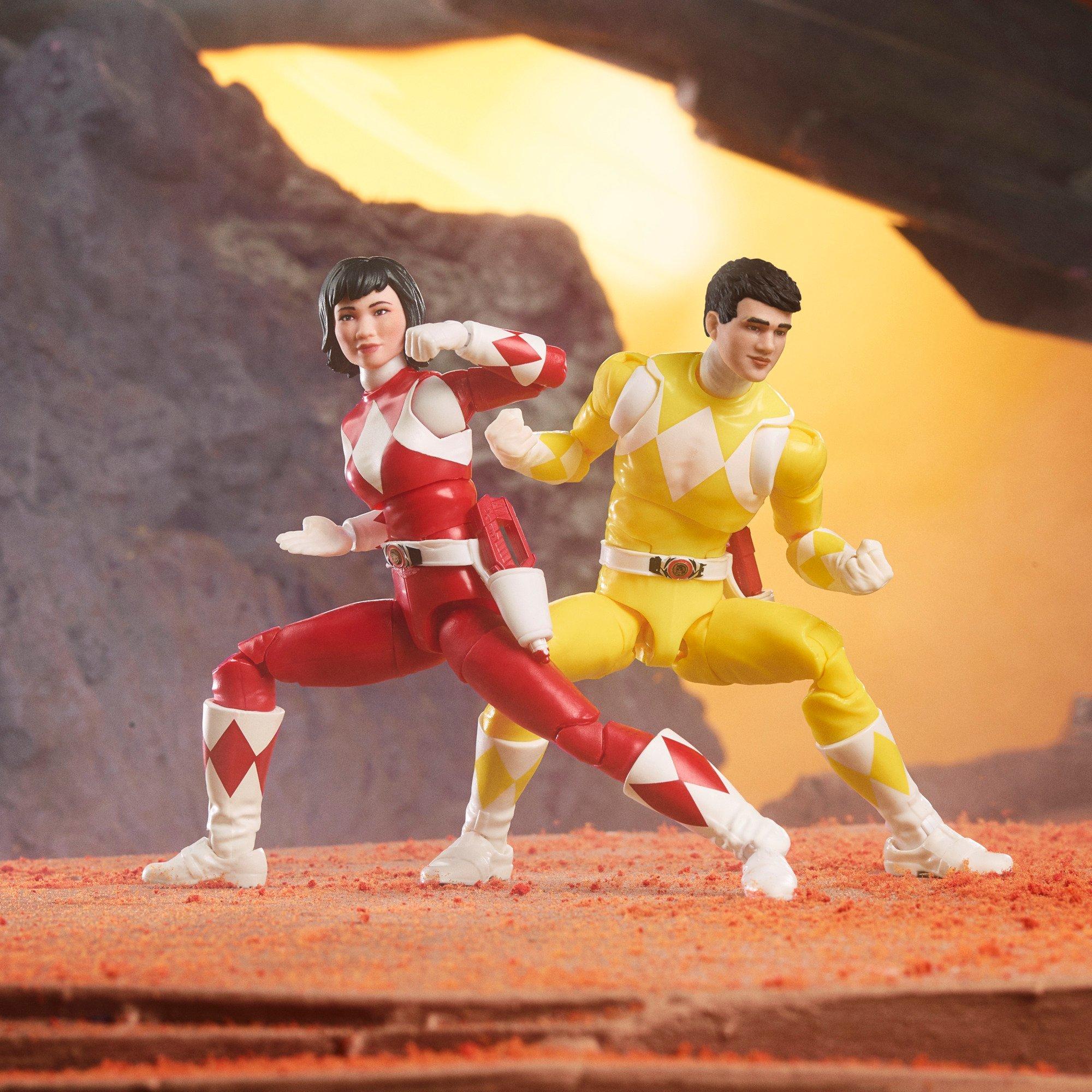 Power Rangers Lightning Collection Mighty Morphin Red Ranger Trini and ...