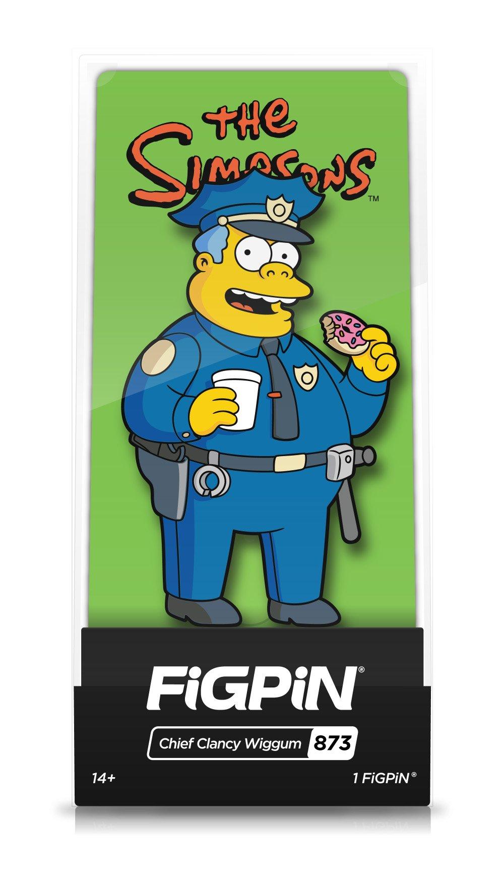 FiGPiN The Simpsons Chief Clancy Wiggum Collectible Enamel Pin