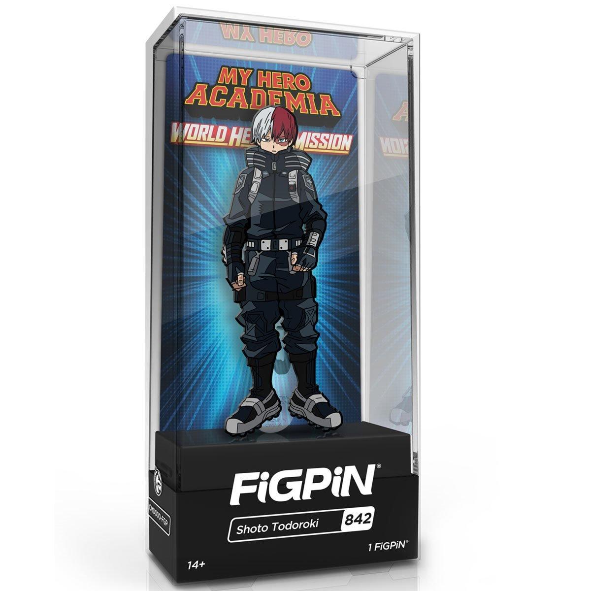 Figpin My Hero Academia World Heroes Mission Shoto Todoroki Enamel Pin