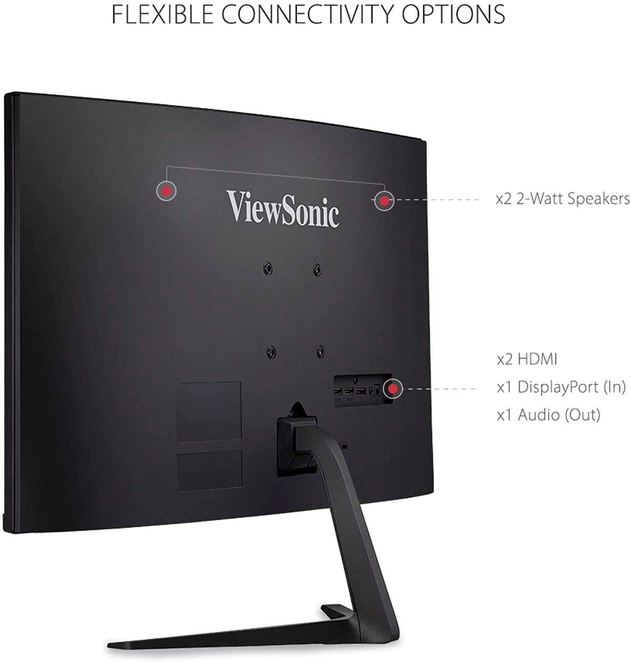 Trade In ViewSonic 27-in QHD 2560x1440 VA 165Hz Curved Gaming Monitor ...