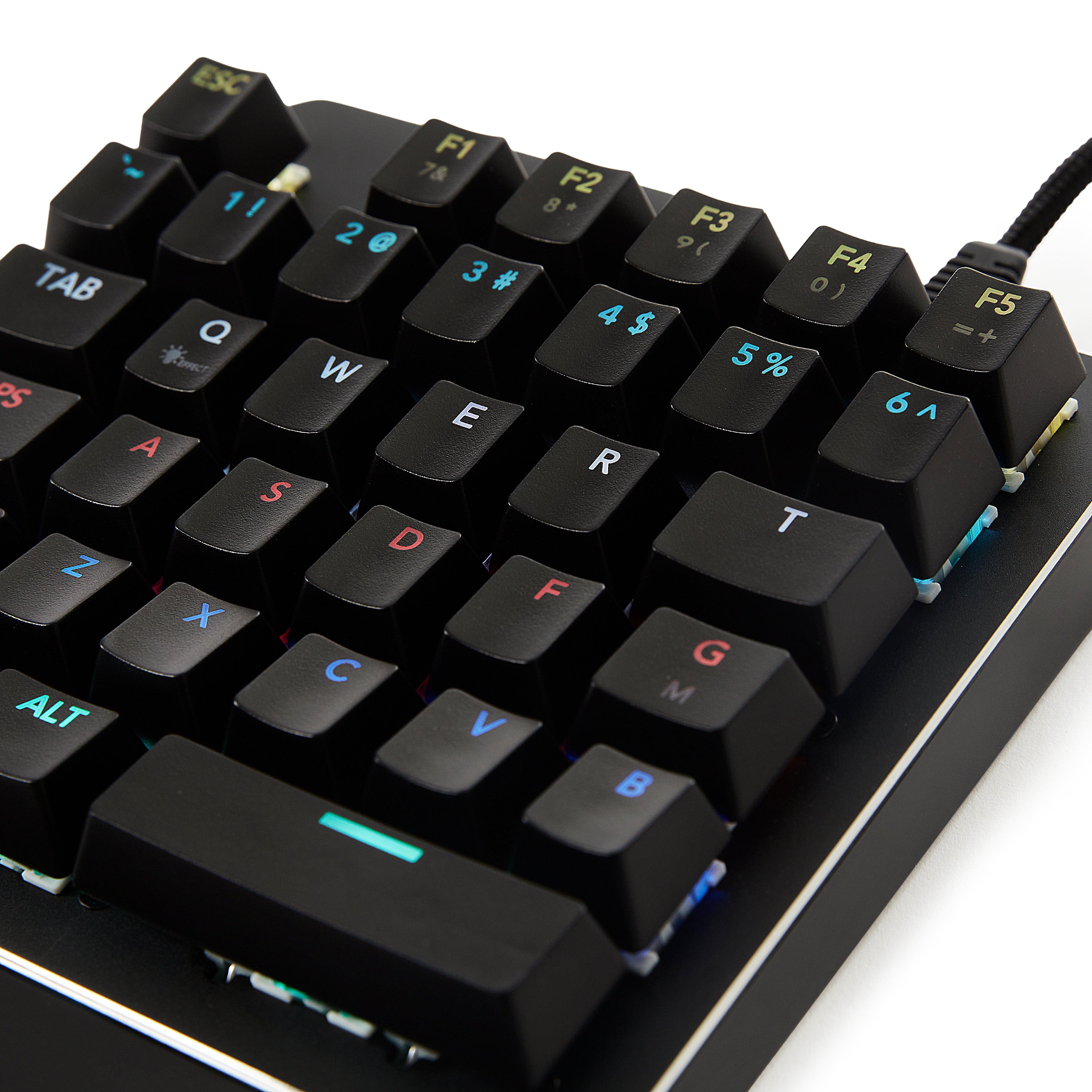 Atrix Brown Switch 35-Key Wired Mechanical Gamepad with RGB