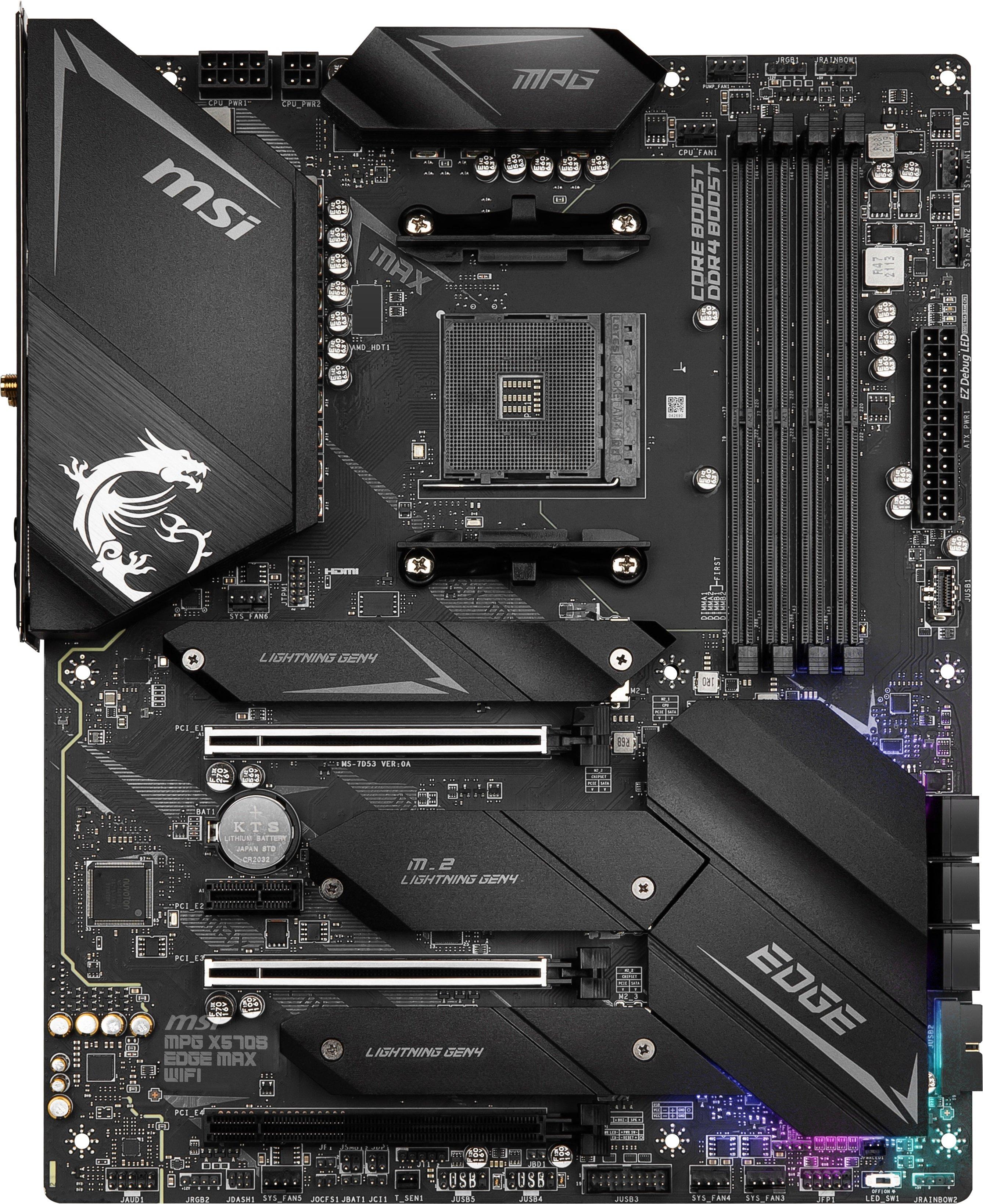 MSI MPG X570S EDGE MAX WIFI DDR4 ATX Gaming Motherboard X570SEDGEMAWI