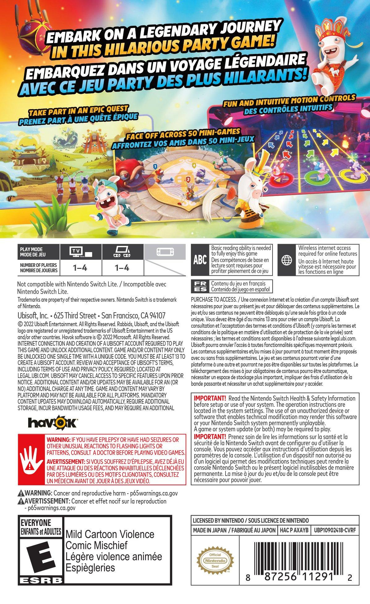 Rabbids Party of Legends - Nintendo Switch
