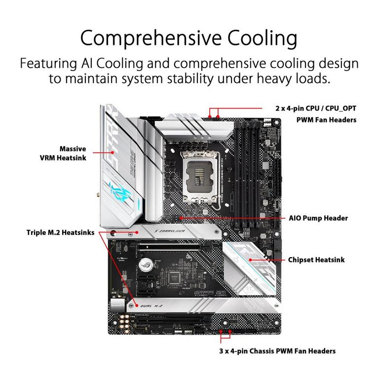 ASUS ROG Strix B660-A Gaming WiFi D4 LGA 1700(Intel 12th Gen ASUS ROG Strix B660-A Gaming WiFi D4 LGA 1700(Intel 12th Gen