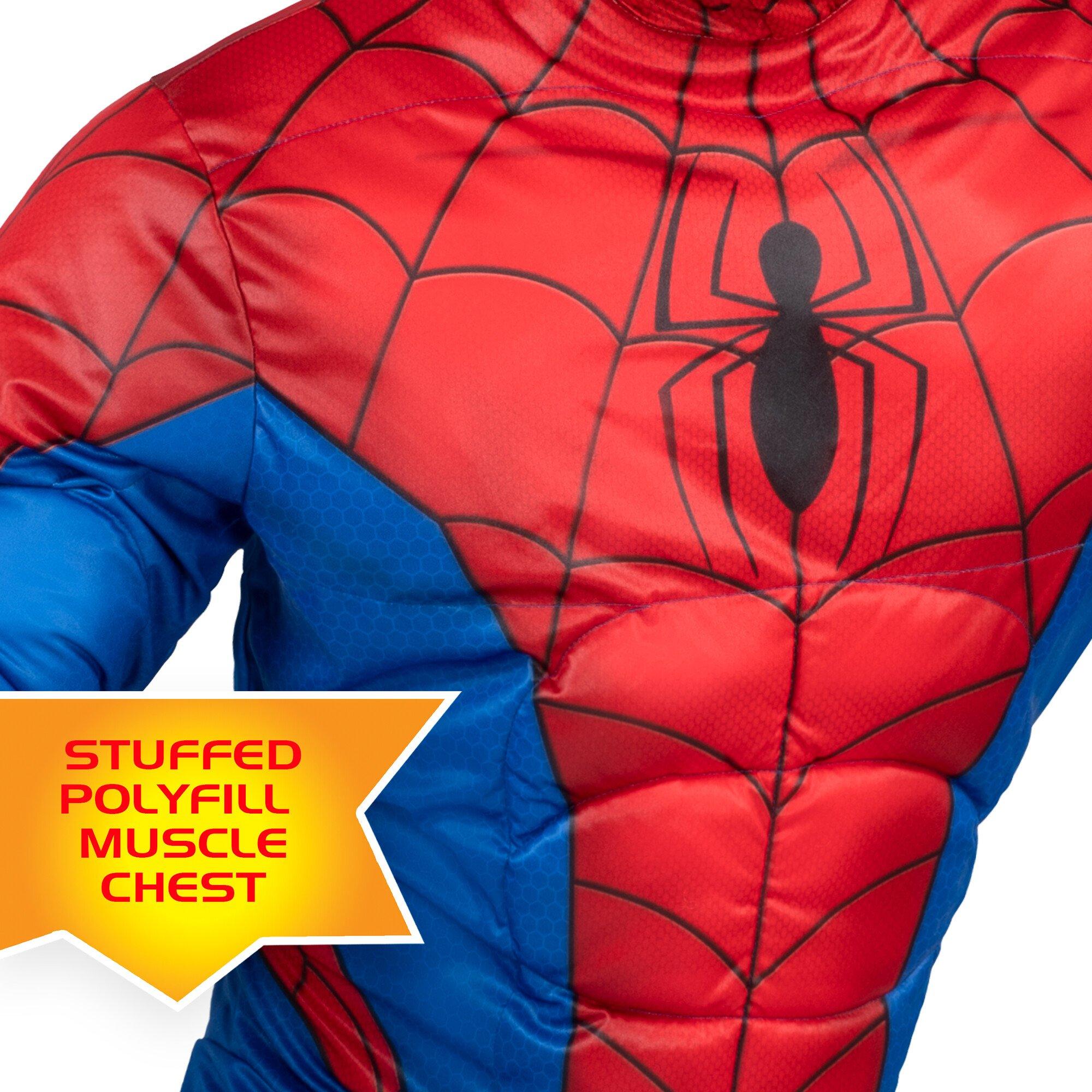 Jazwares Marvel Spider Man Qualux Adult Costume X Large