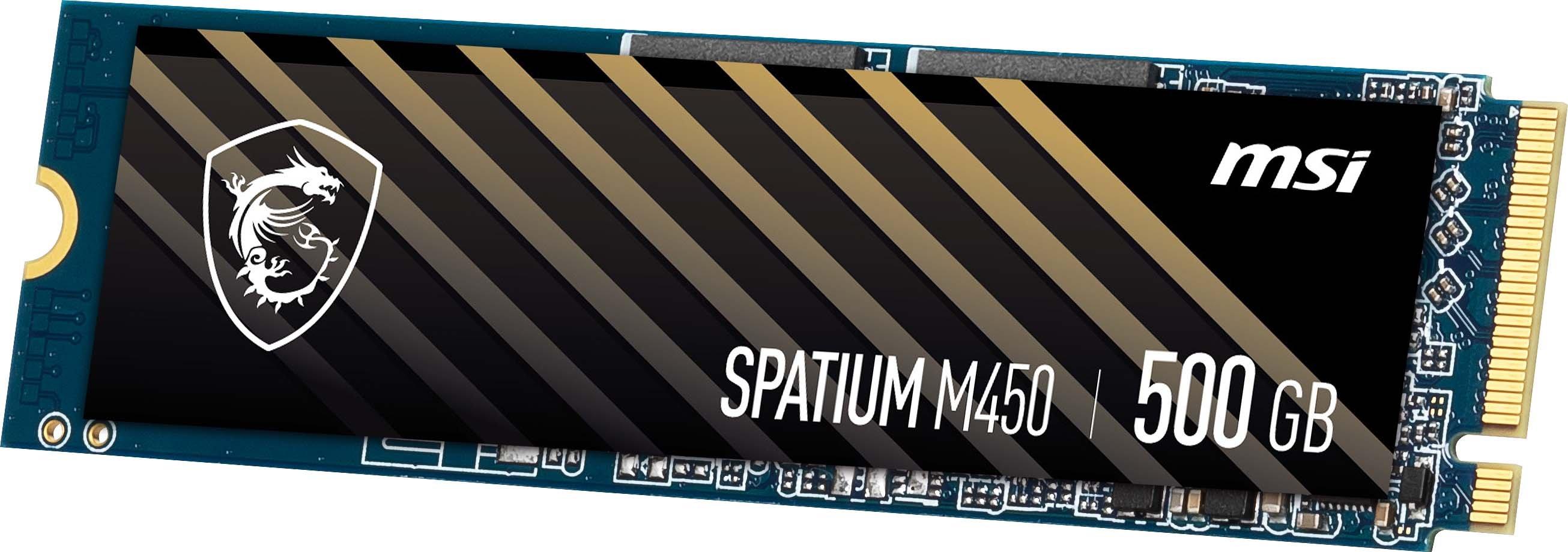 MSI SPATIUM M450 PCIe 4.0 NVMe M.2 500GB SM450N500 SSD