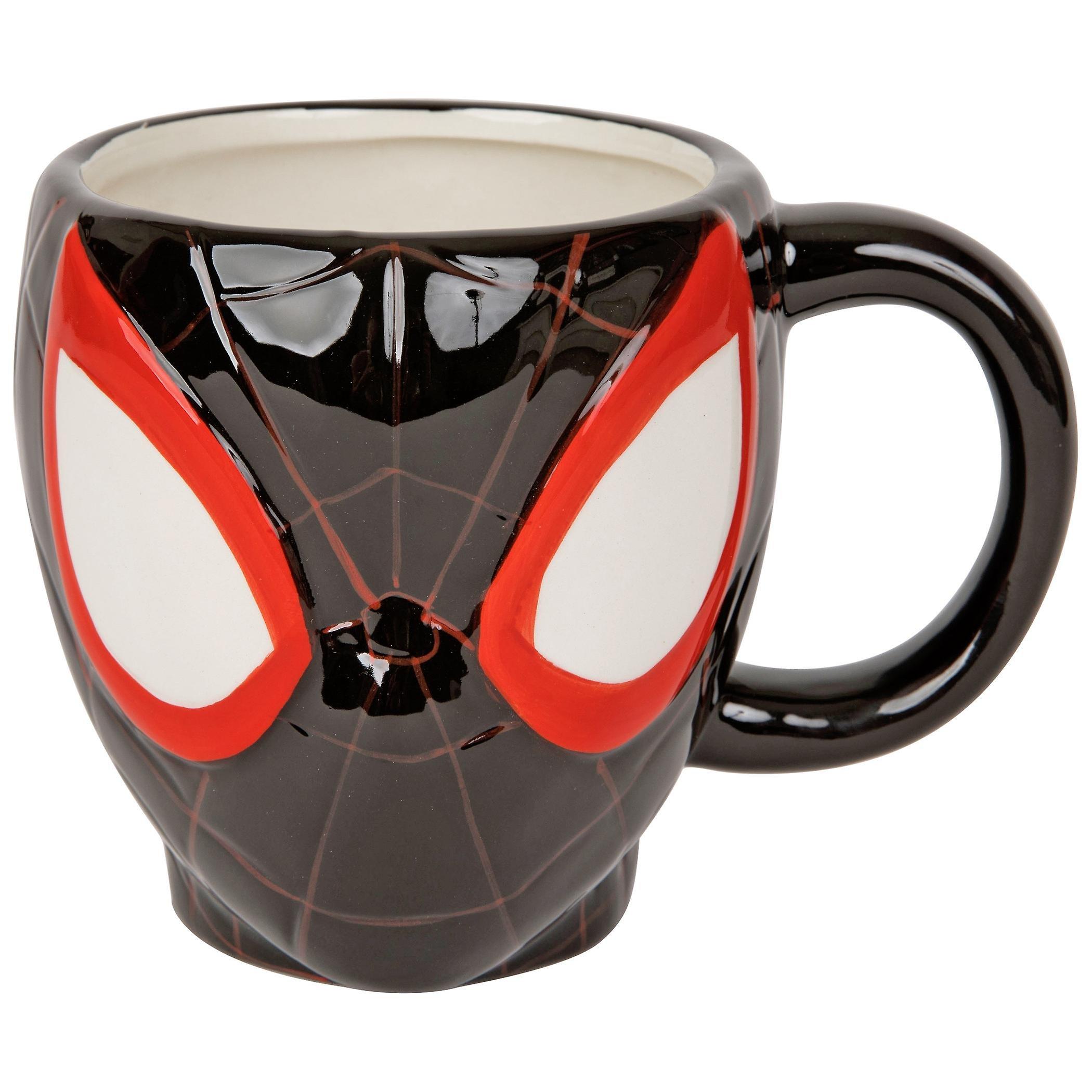 Spider Man Miles Morales Ceramic 3D Sculpted 20 oz Mug | GameStop