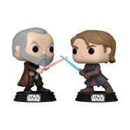 Funko POP Star Wars Clone Wars Count Dooku And Anakin Skywalker Vinyl