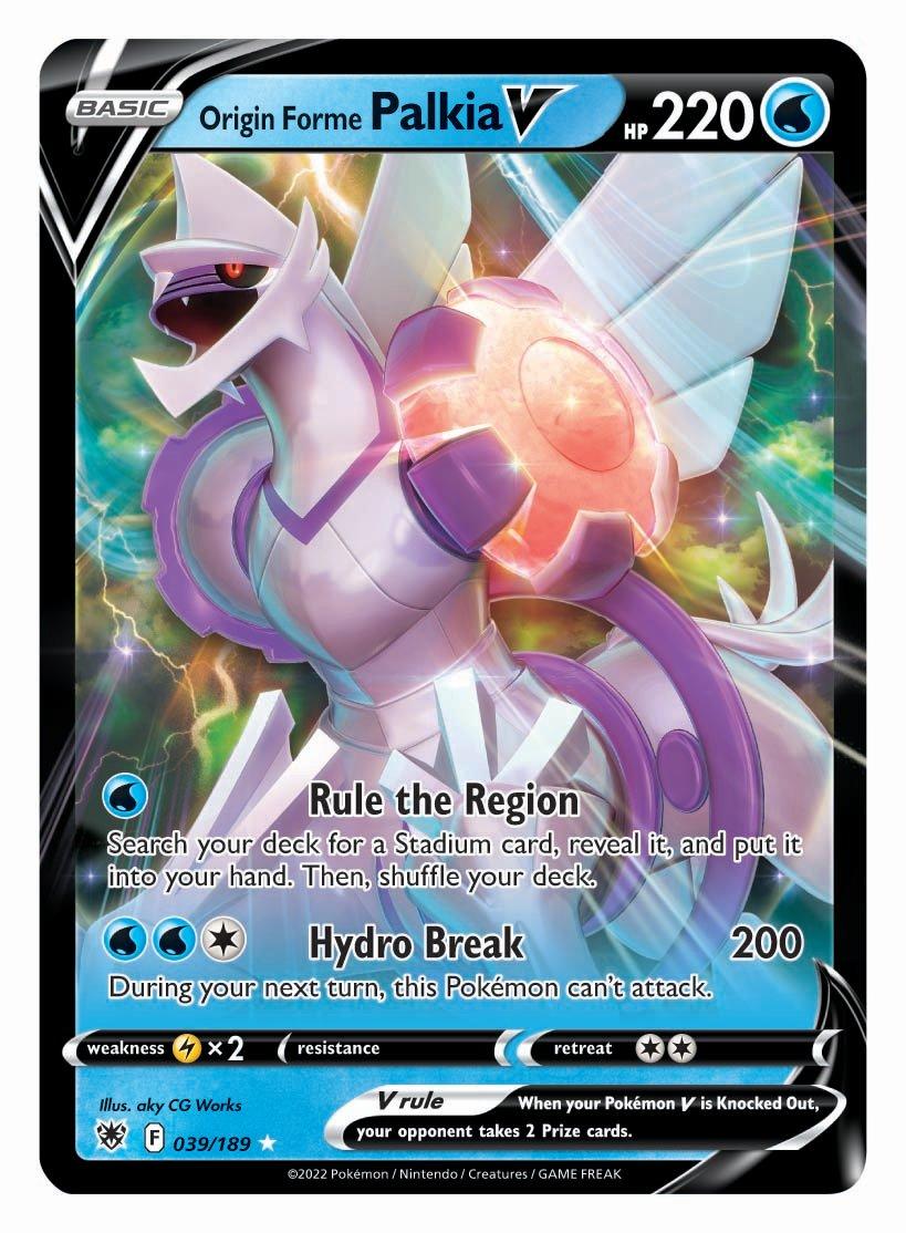 Palkia Ex Pokemon Card