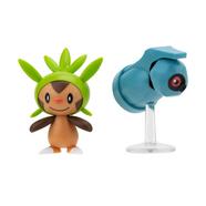 Jazwares Pokemon Chespin And Beldum 2 in Battle Figure Set 2 Pack