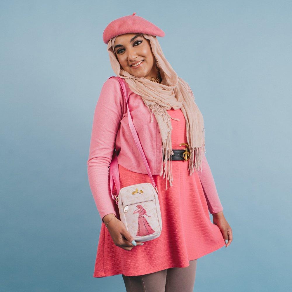 Buckle-Down Disney Sleeping Beauty Polyurethane Crossbody Bag | Hamilton Place