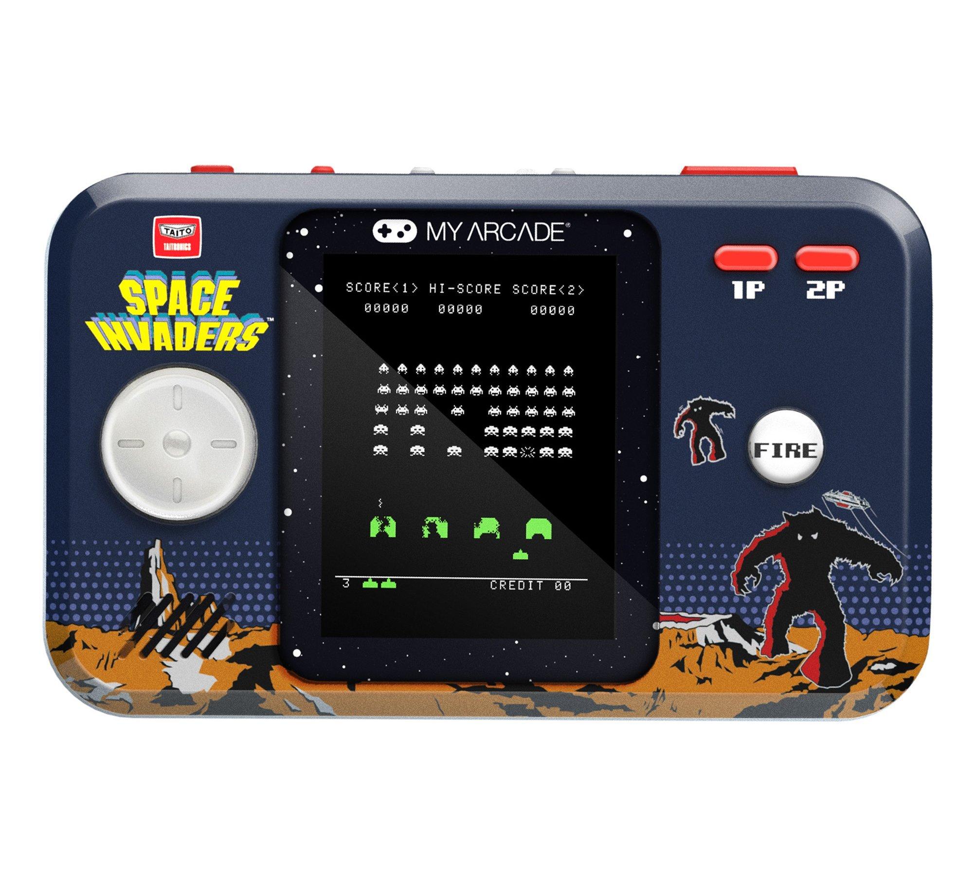 My Arcade SPACE INVADERS Pocket Player PRO Handheld Portable Video Game ...