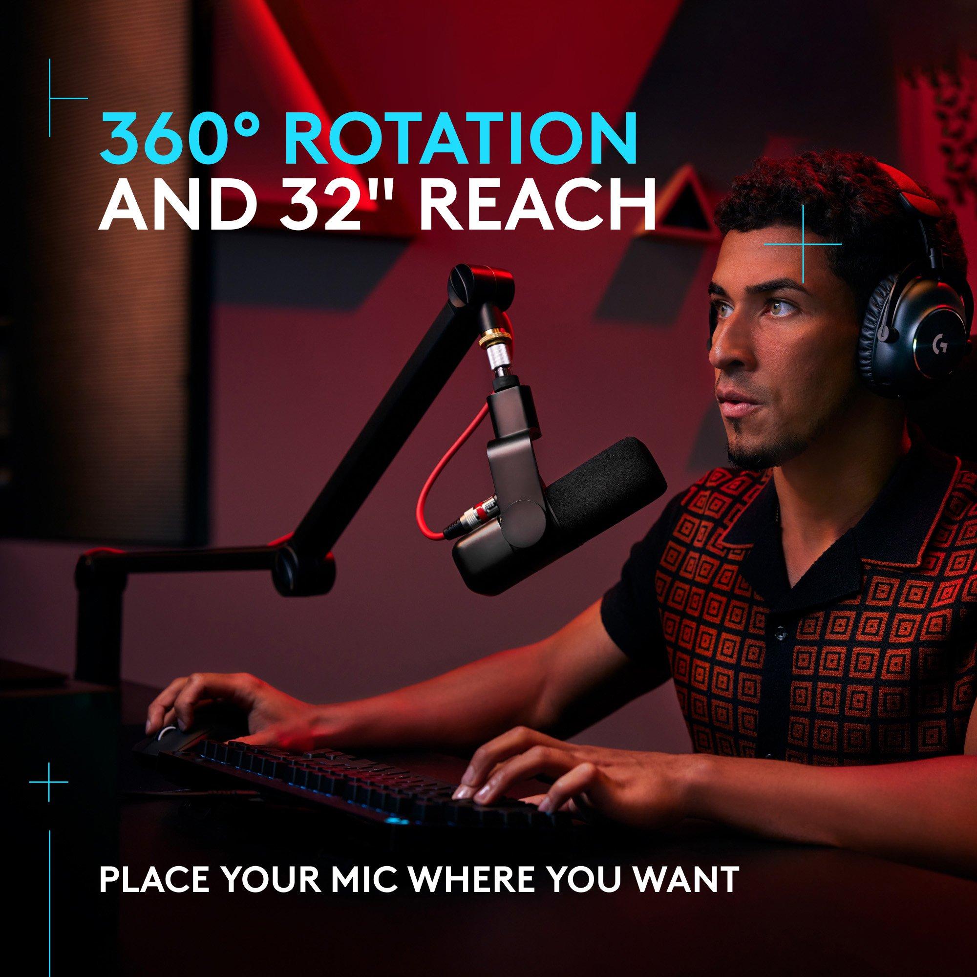 Logitech G Compass Premium Broadcast Boom Arm for Microphone | Hamilton ...