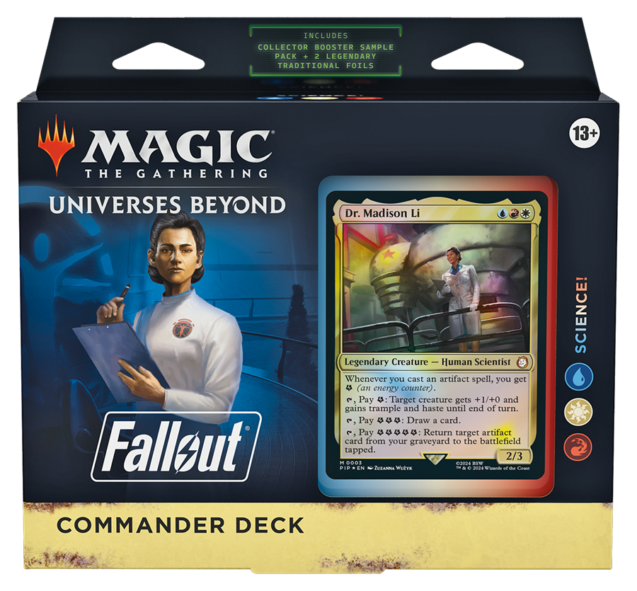 Wizards of the Coast Magic the Gathering: Fallout Commander Deck ...